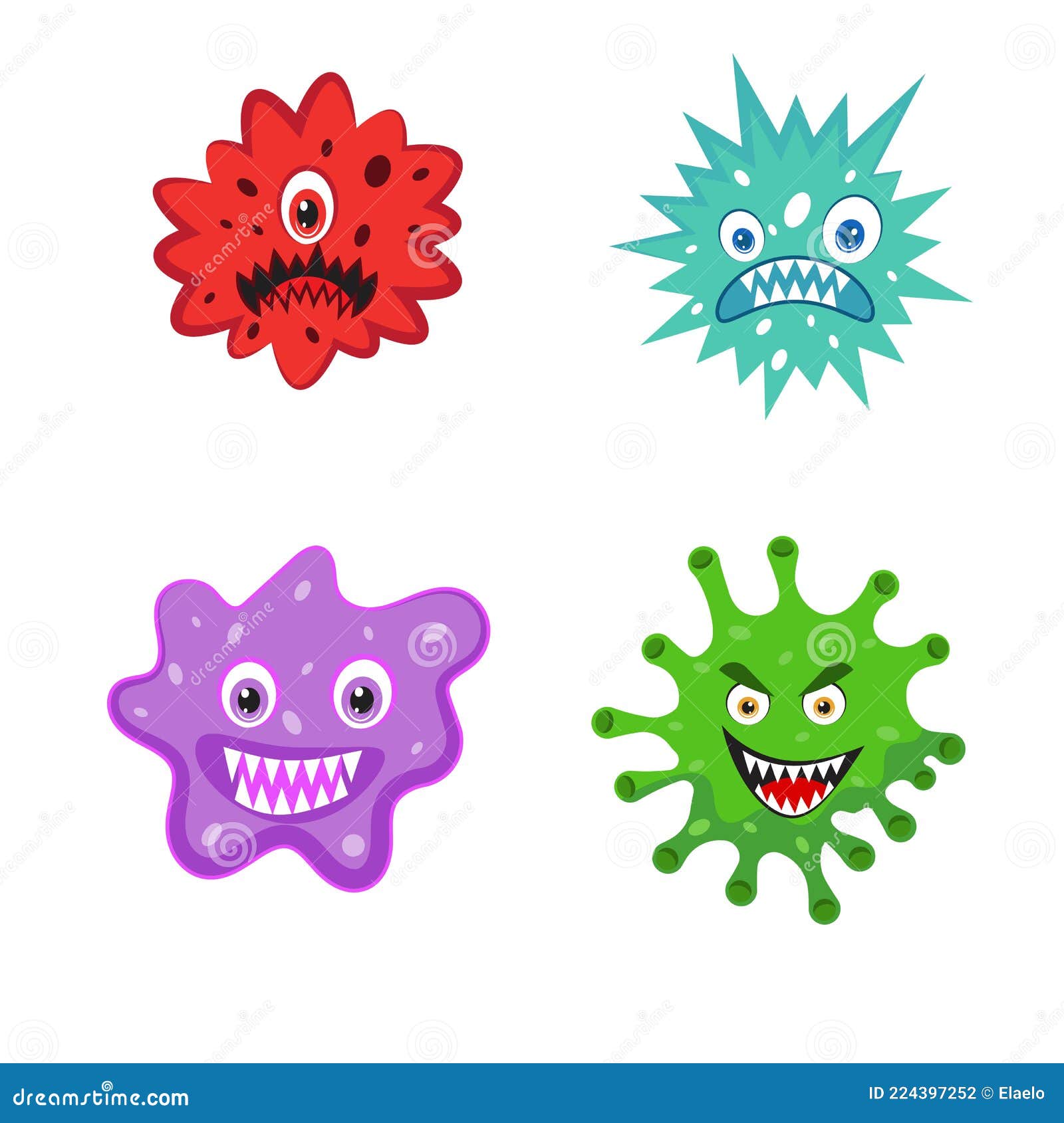 Virus Vector Illustration Icon Template Design Stock Vector ...