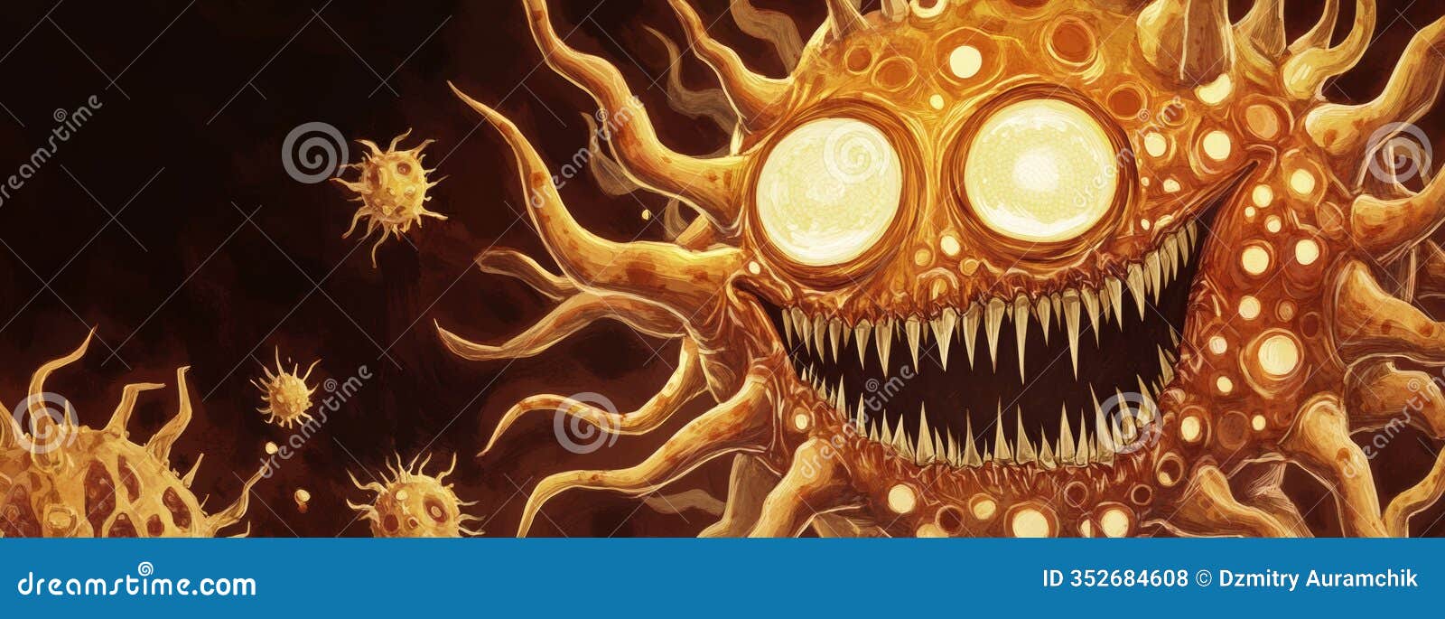 The Virus, when Viewed Under a Microscope, Reveals a Frightening Visage ...