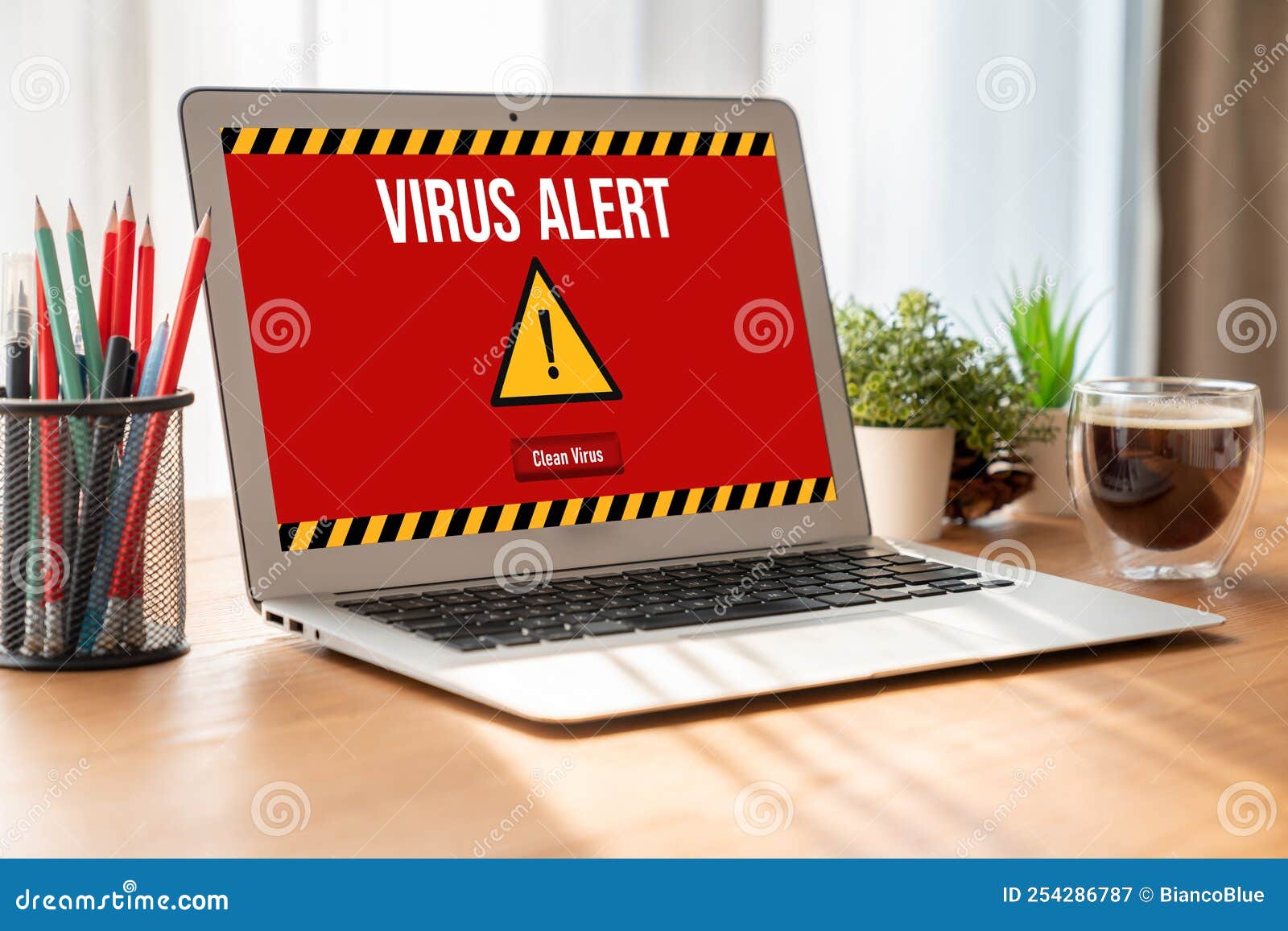 Virus Warning Alert on Computer Screen Detected Modish Cyber Threat ... Virus Warning Alert on Computer Screen Detected Modish Cyber Threat ...