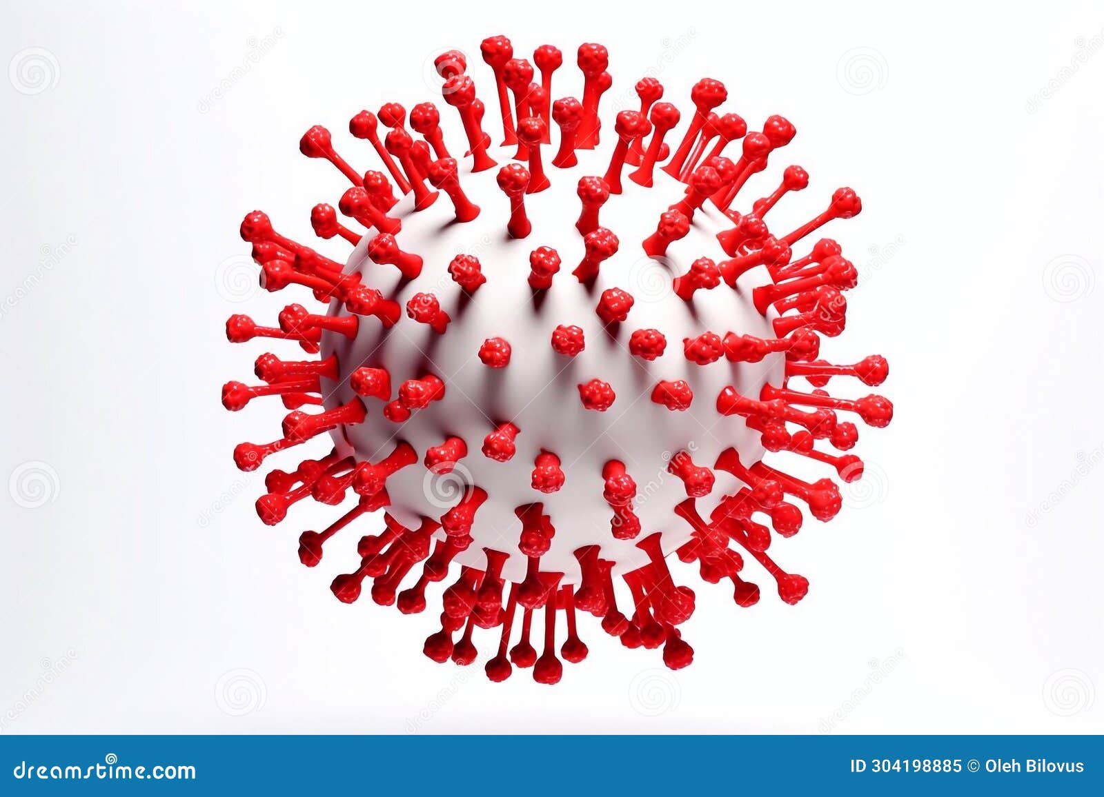 Virus on white background. stock illustration. Illustration of china ...