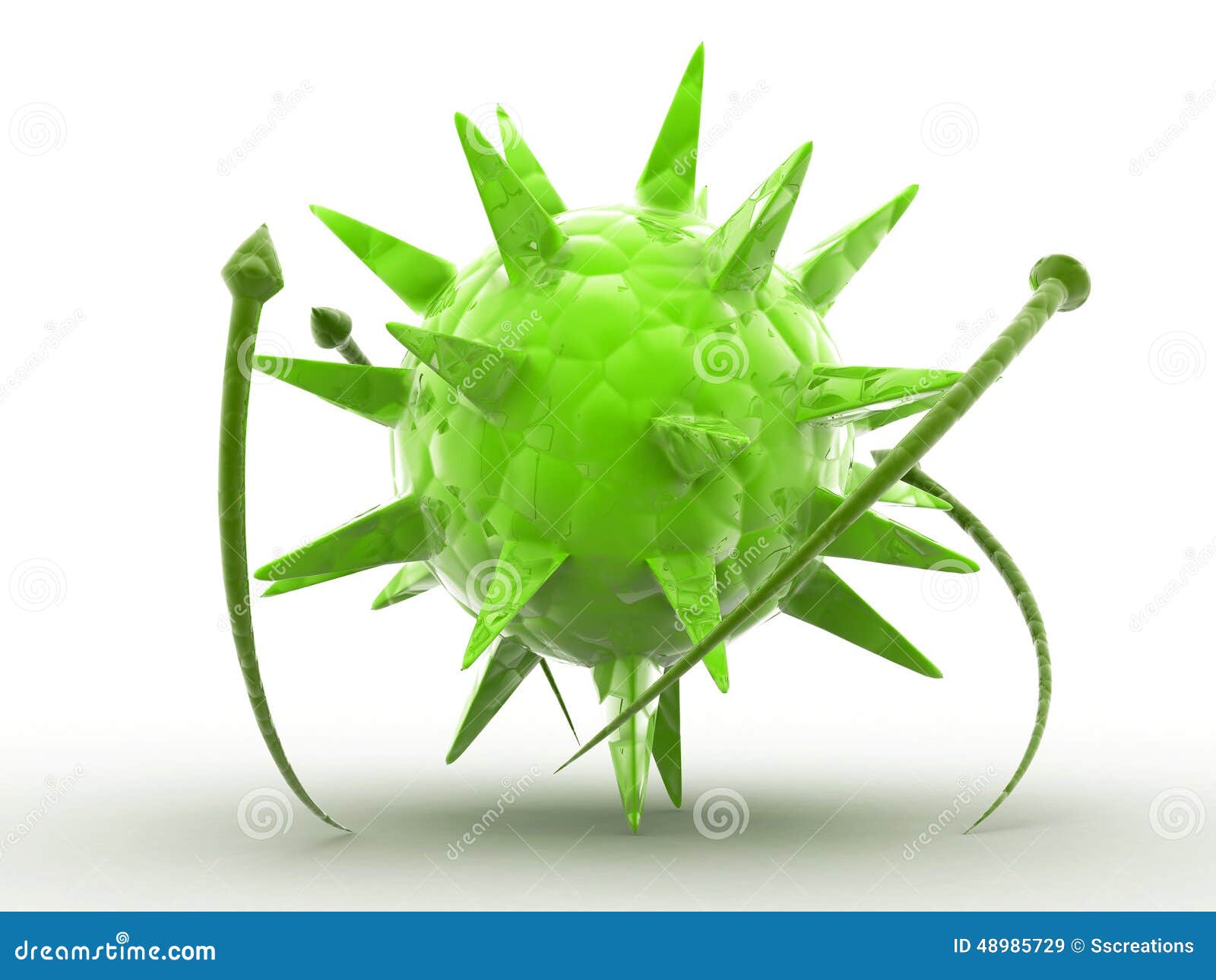 Virus stock illustration. Illustration of chemistry, colour - 48985729