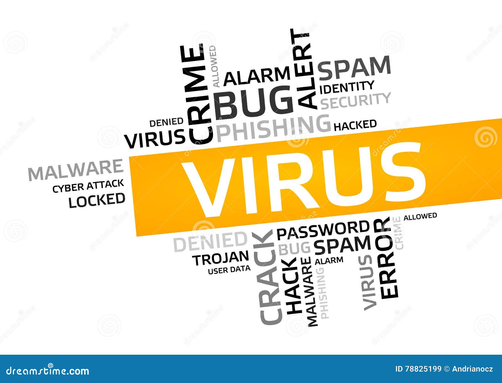 VIRUS Word Cloud, Tag Cloud, Vector Graphic Stock Illustration ...