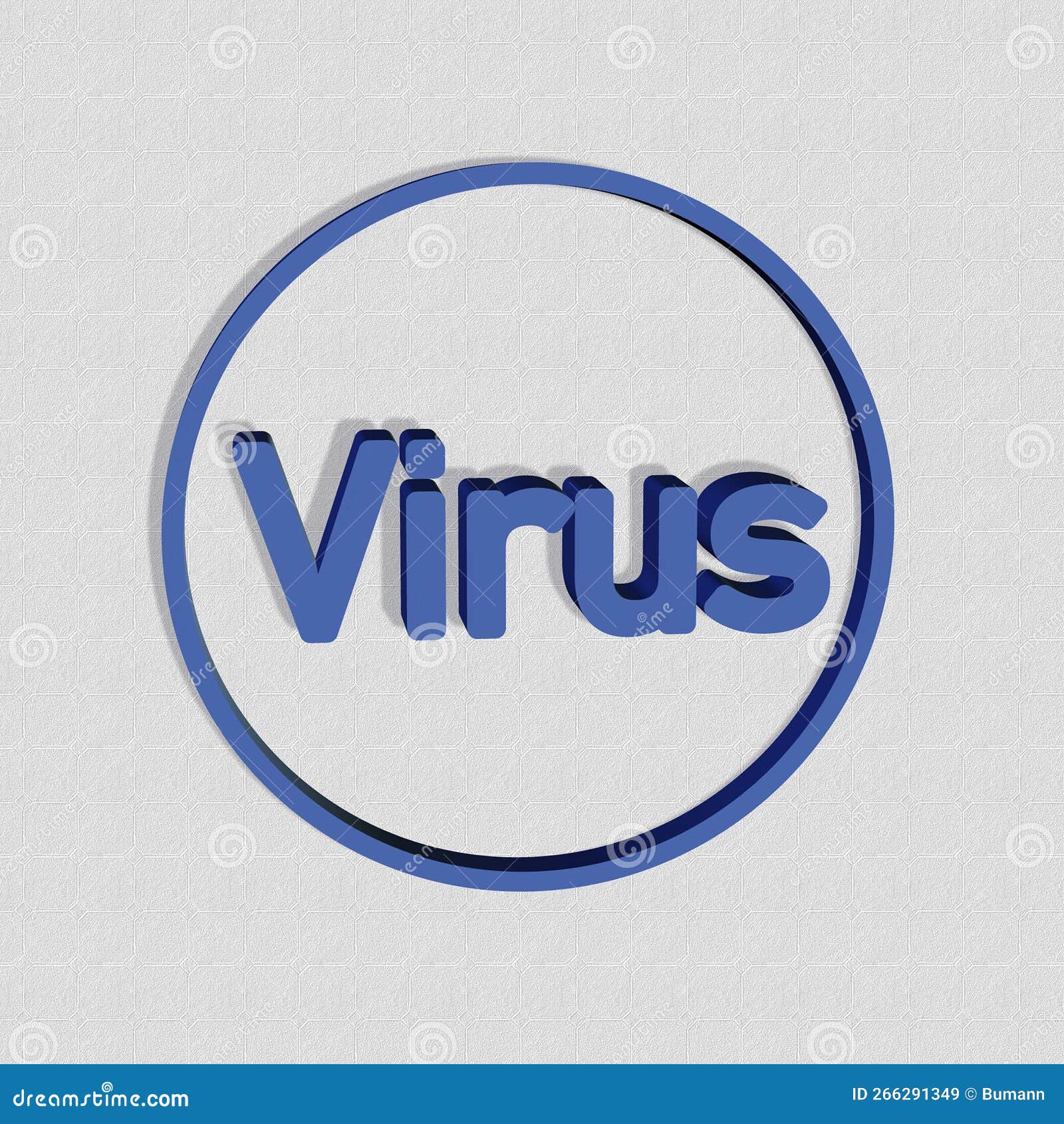 `Virus` - Word, Lettering or Text As a 3D Illustration, 3D Rendering ...
