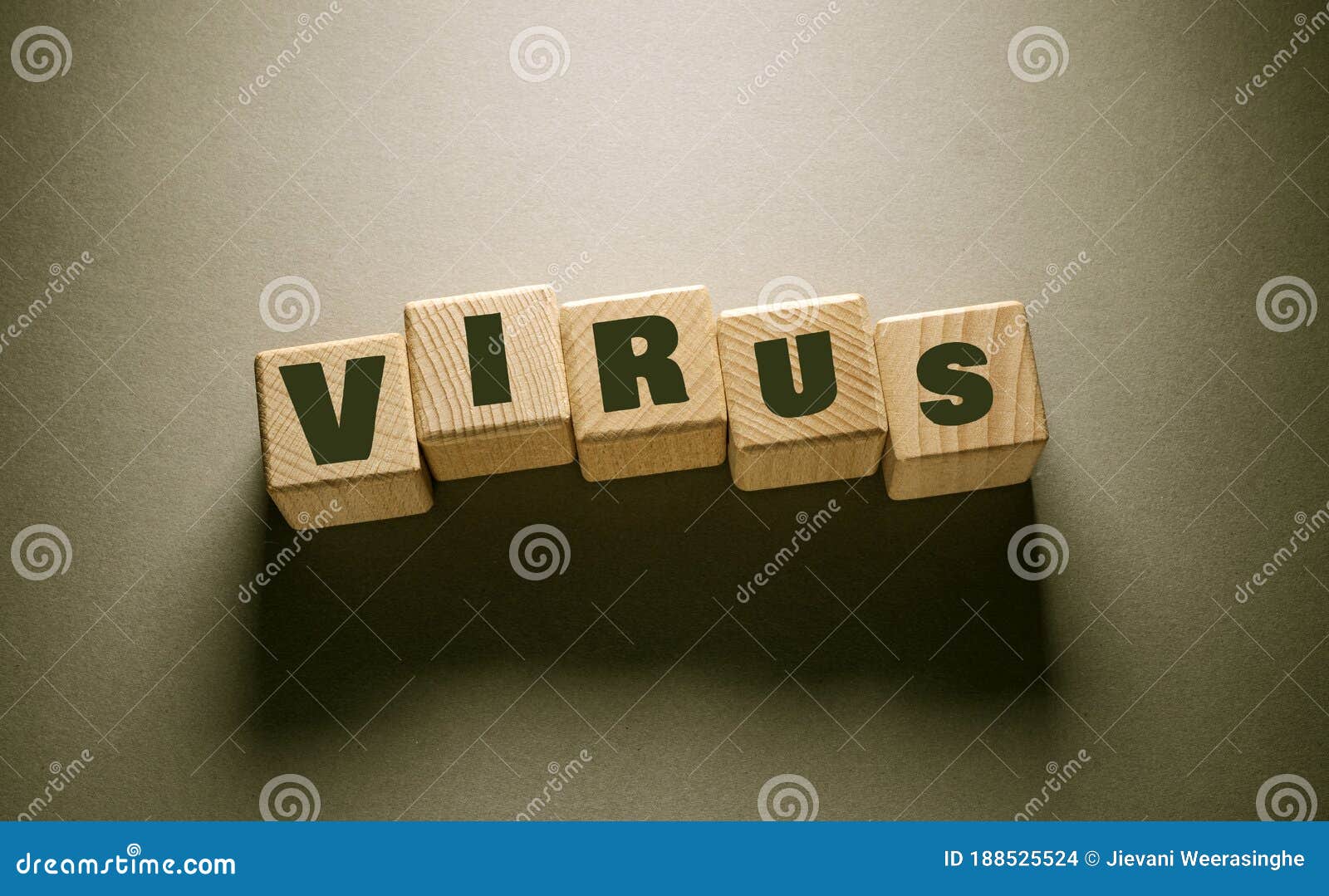 Virus Word with Wooden Cubes Stock Photo - Image of bacterium, microbe ...