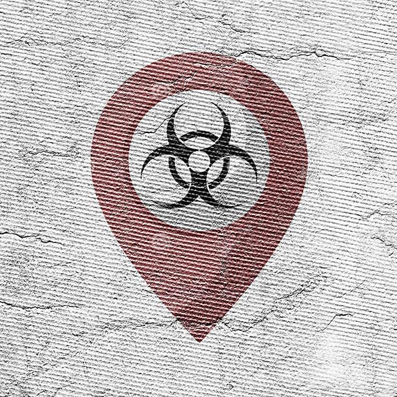 Virus zone stock illustration. Illustration of button - 143364029