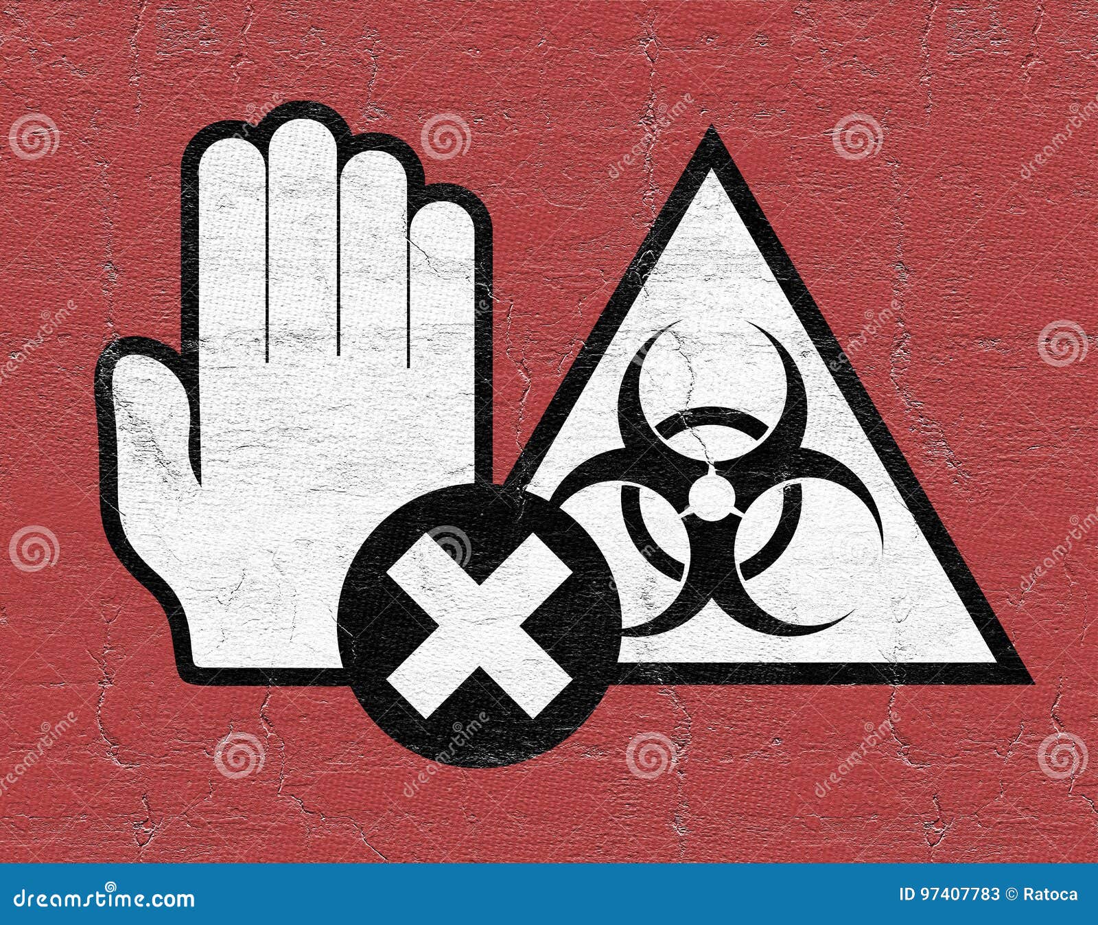Virus zone stock illustration. Illustration of danger - 97407783