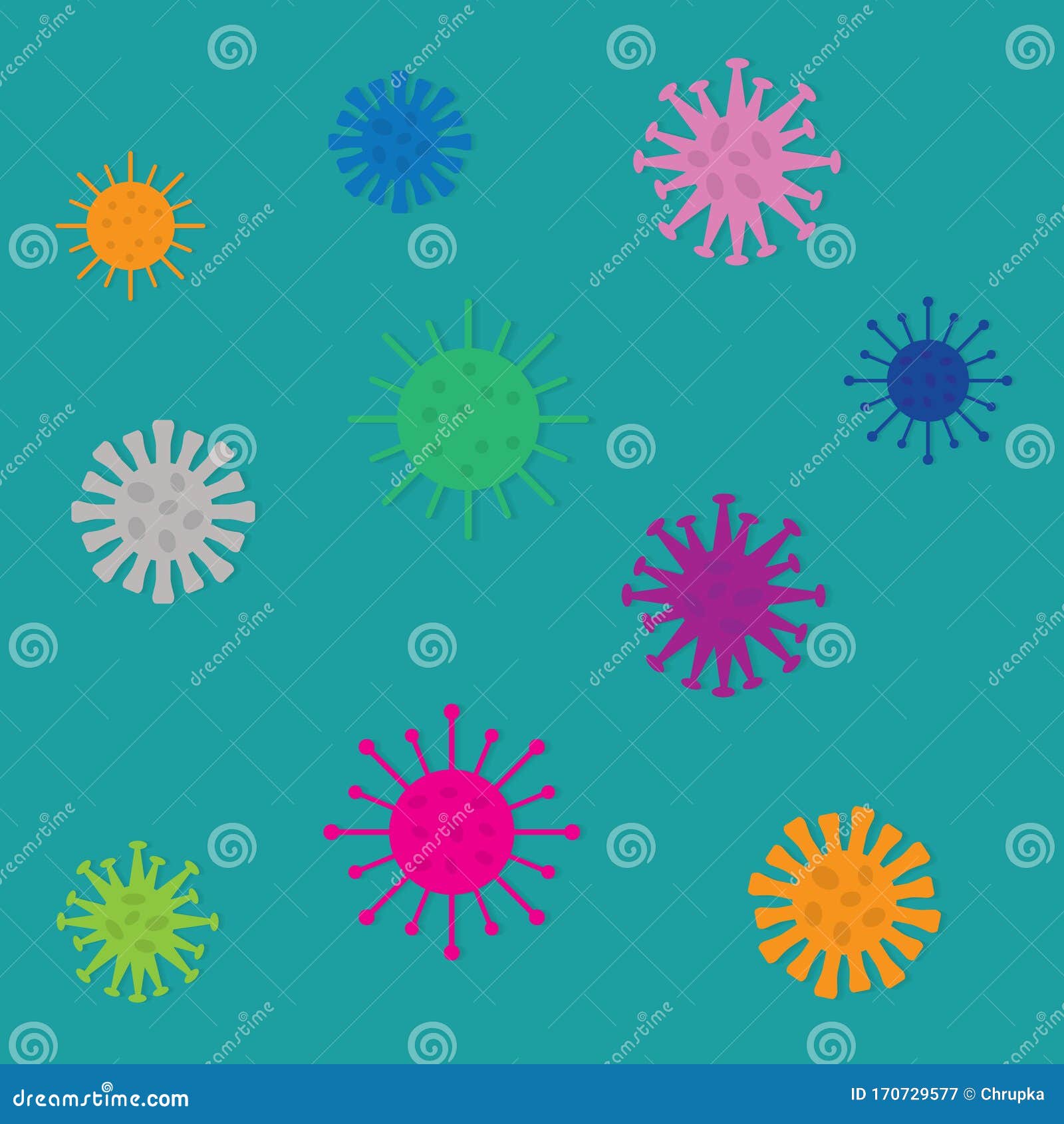 Viruses background stock vector. Illustration of health - 170729577
