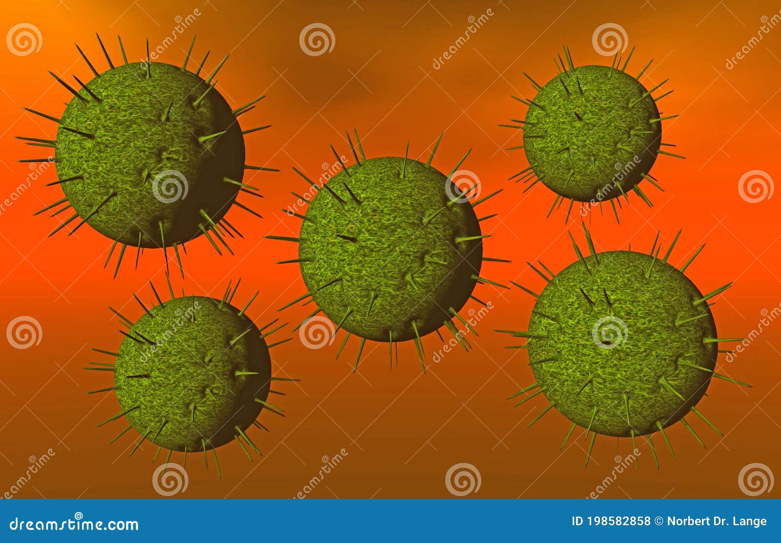 Viruses and Bacteria As Pathogens Stock Illustration - Illustration of ...