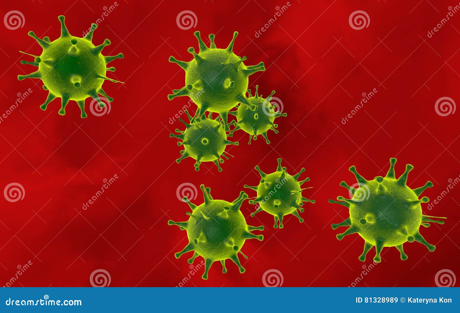 Viruses in Blood, Systemic Infection Stock Illustration - Illustration ...