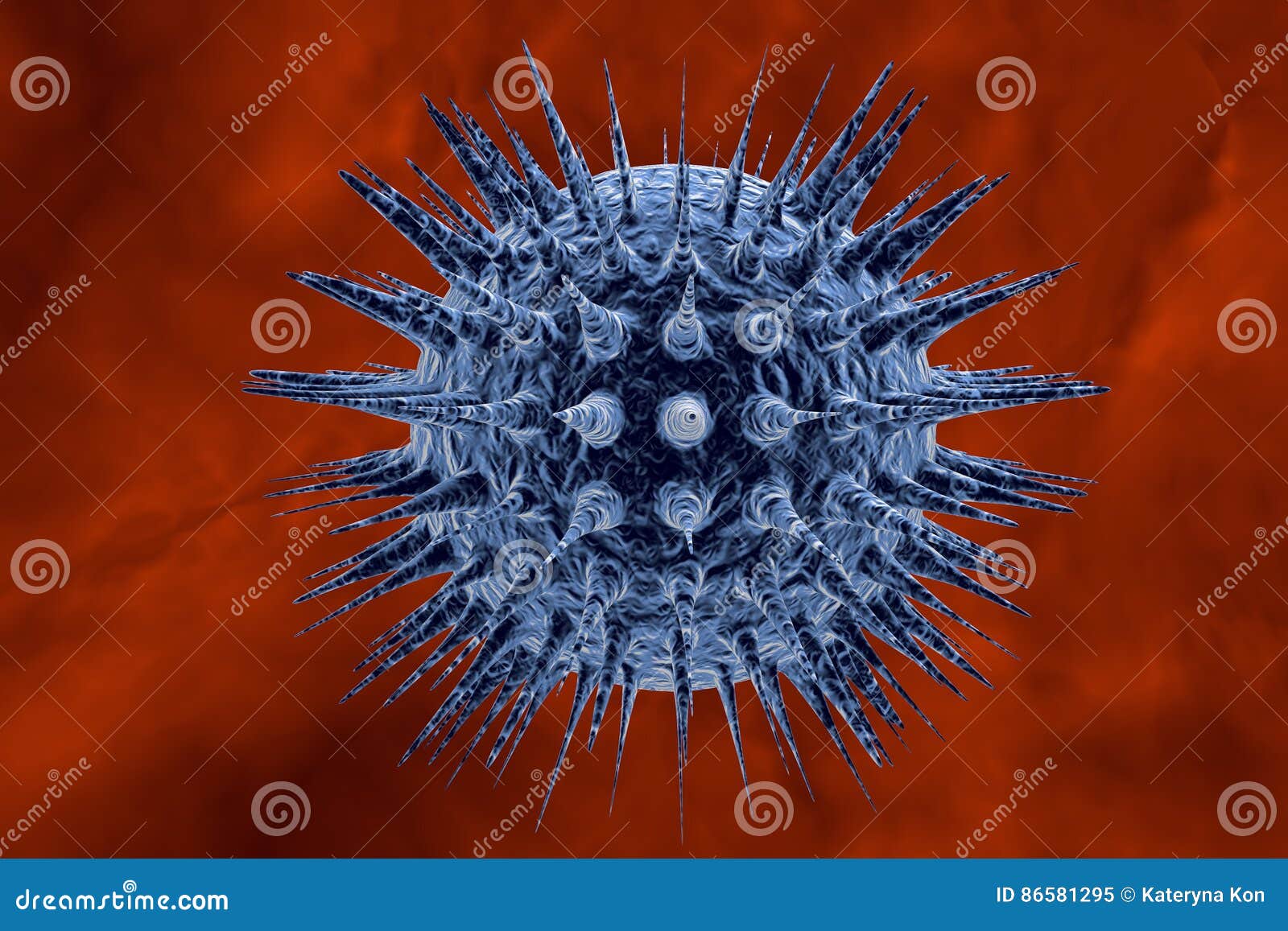 Viruses in Blood, Systemic Infection Stock Illustration - Illustration ...