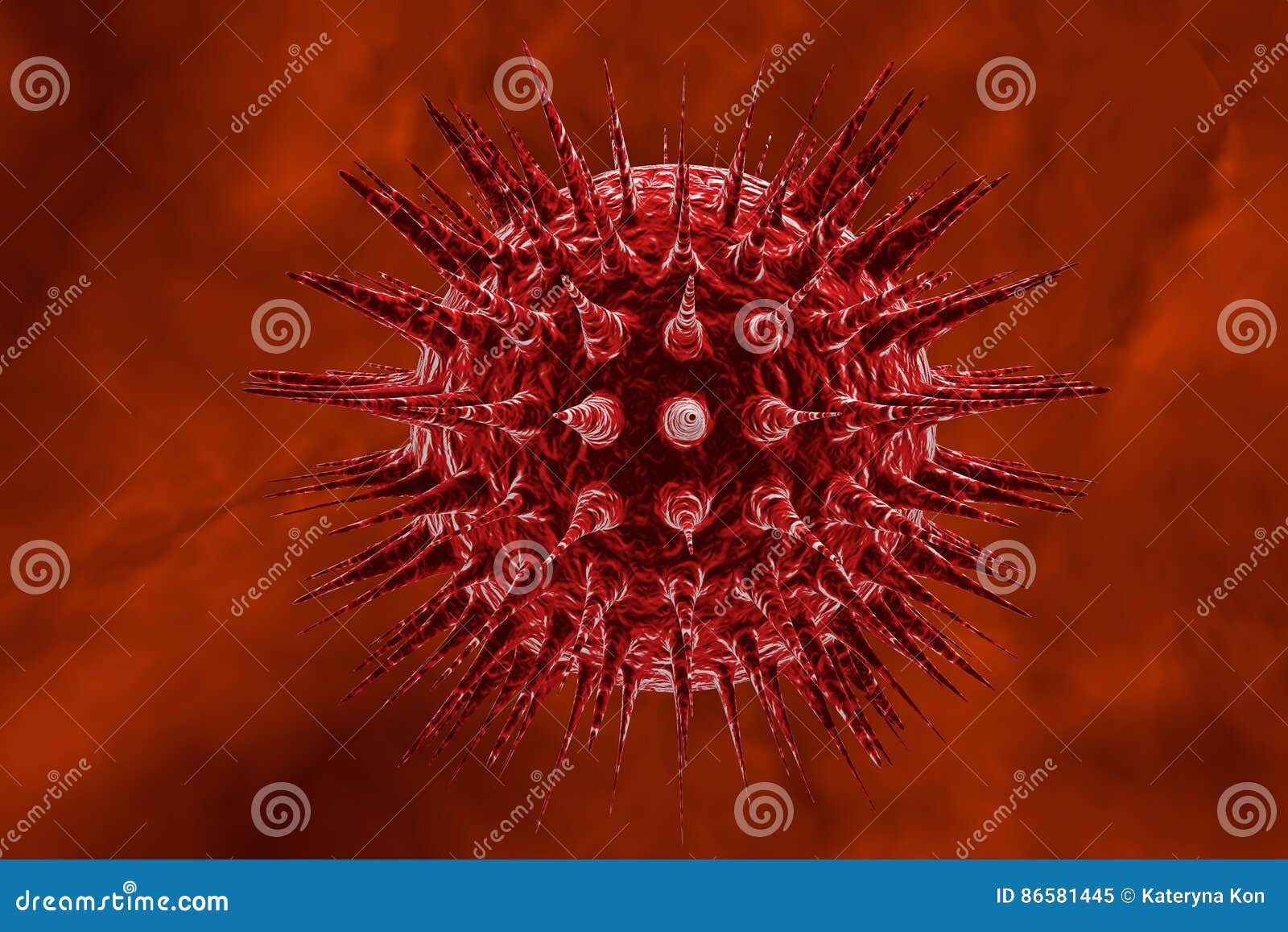 Viruses in Blood, Systemic Infection Stock Illustration - Illustration ...