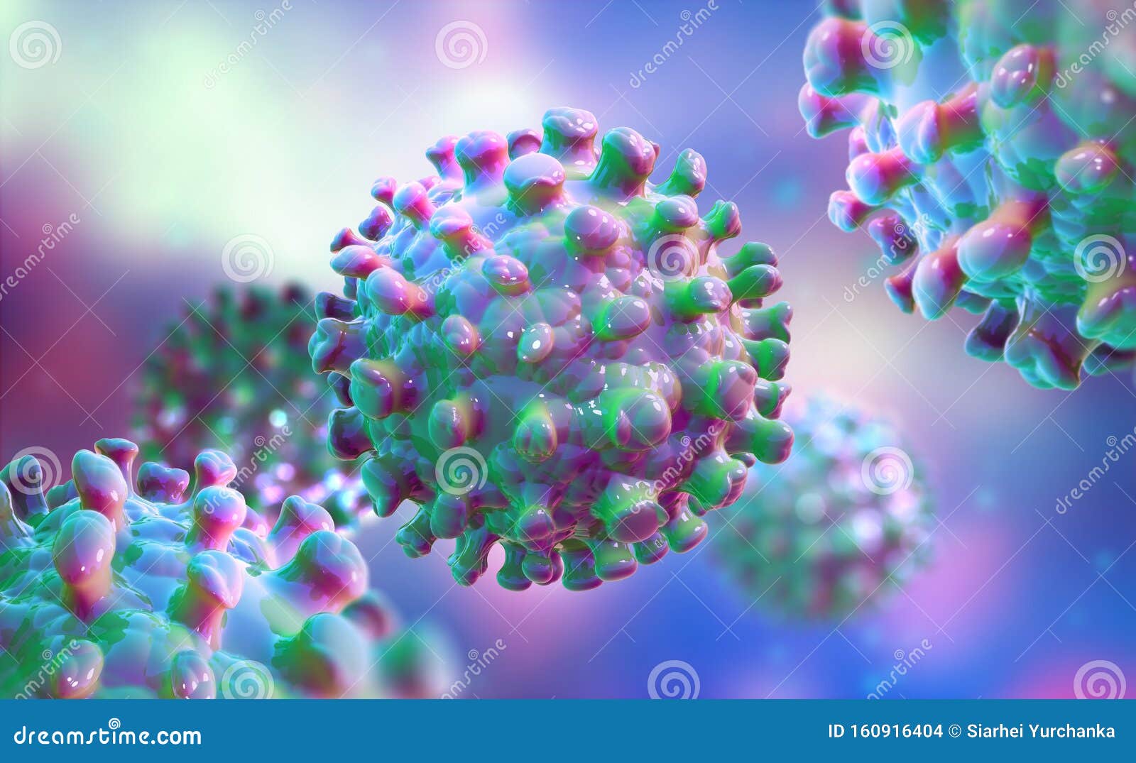 Viruses, Germs, Microbes, Microorganisms Under the Microscope Stock ...