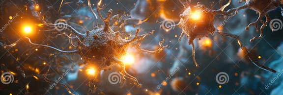 Viruses Invading Human Cells in a Dynamic Interaction Depicting ...