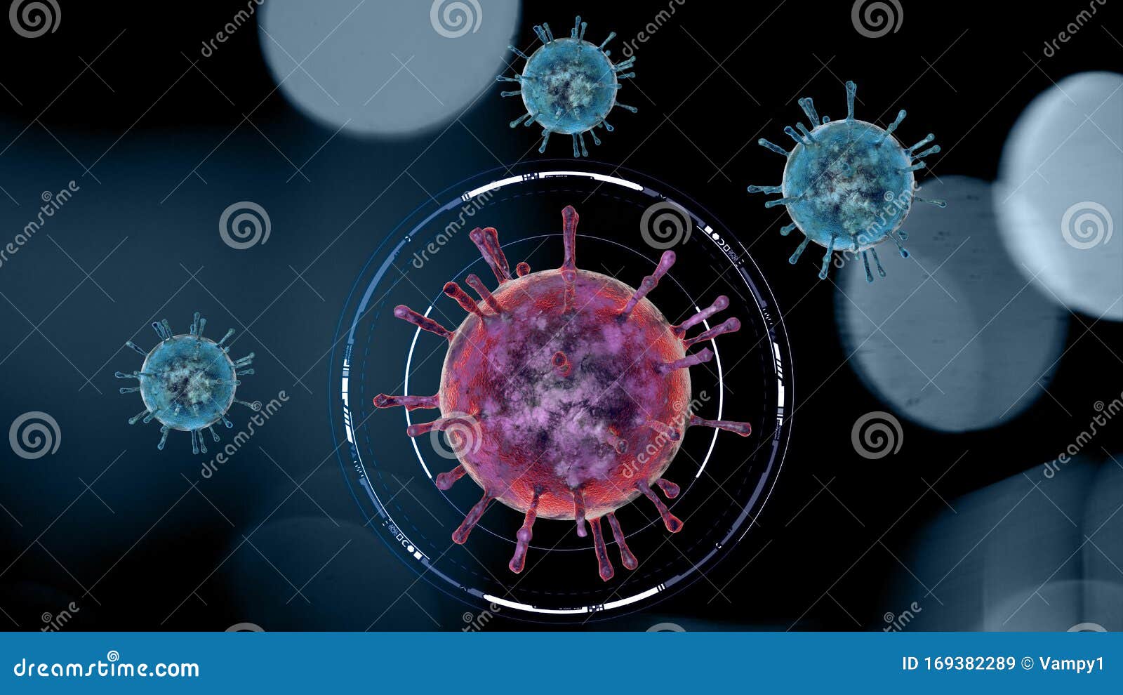 Viruses, Micro Organisms, Duplication and Propagation. Flu. Infectious ...