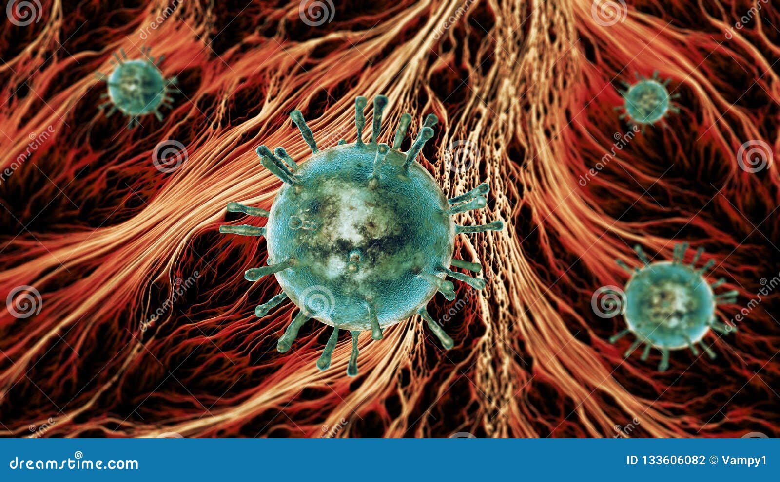 Viruses, Micro Organisms, Duplication And Propagation. Formation Of ...