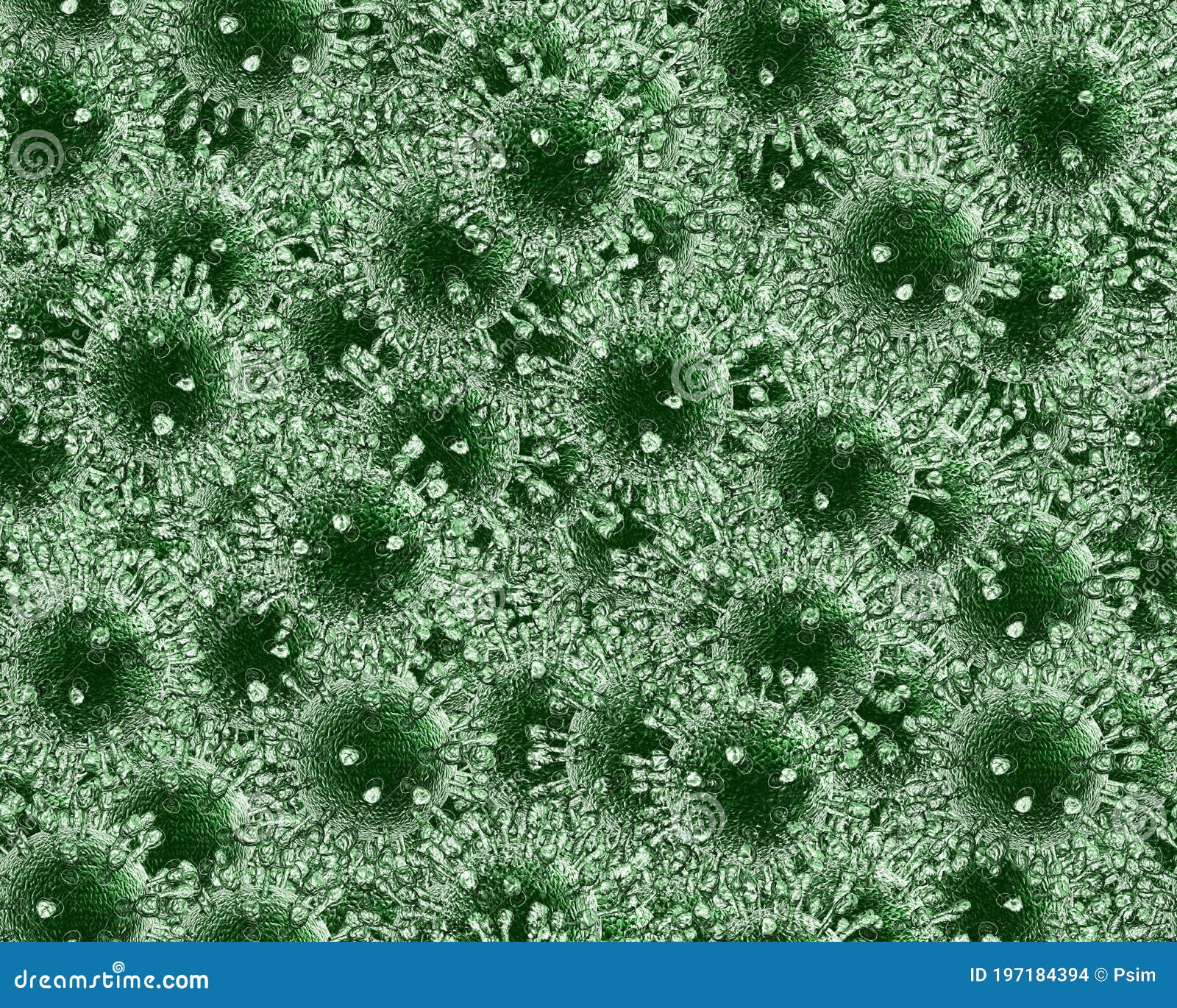 Viruses Tileable Background Stock Illustration - Illustration of ...