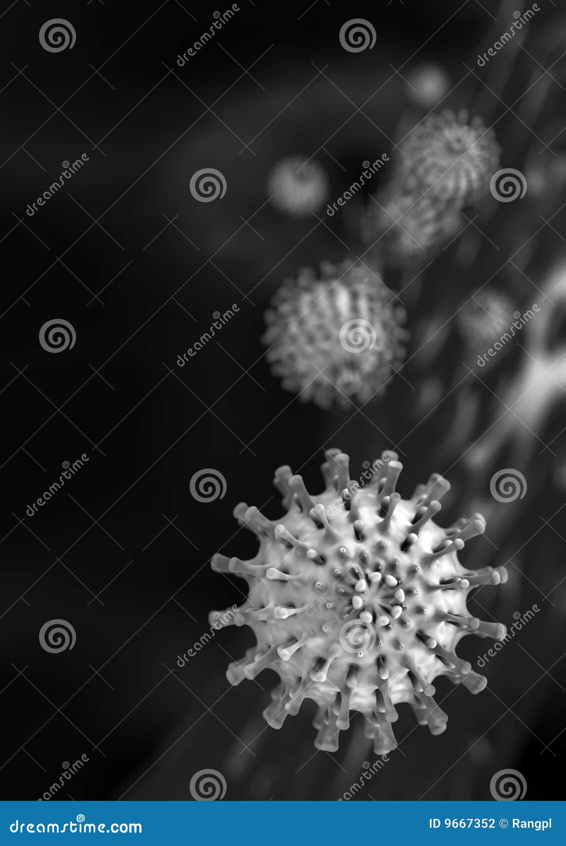 Black White Pandemic Viruses Stock Illustrations – 353 Black White ...