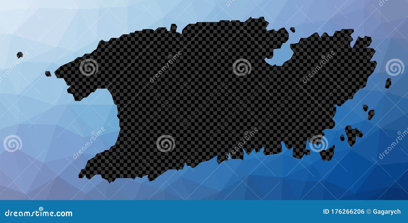 Vis geometric map. stock vector. Illustration of government - 176266206