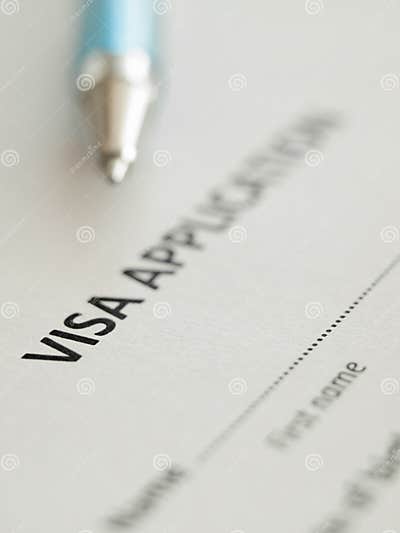 VIsa application stock photo. Image of travel, visit - 21880030