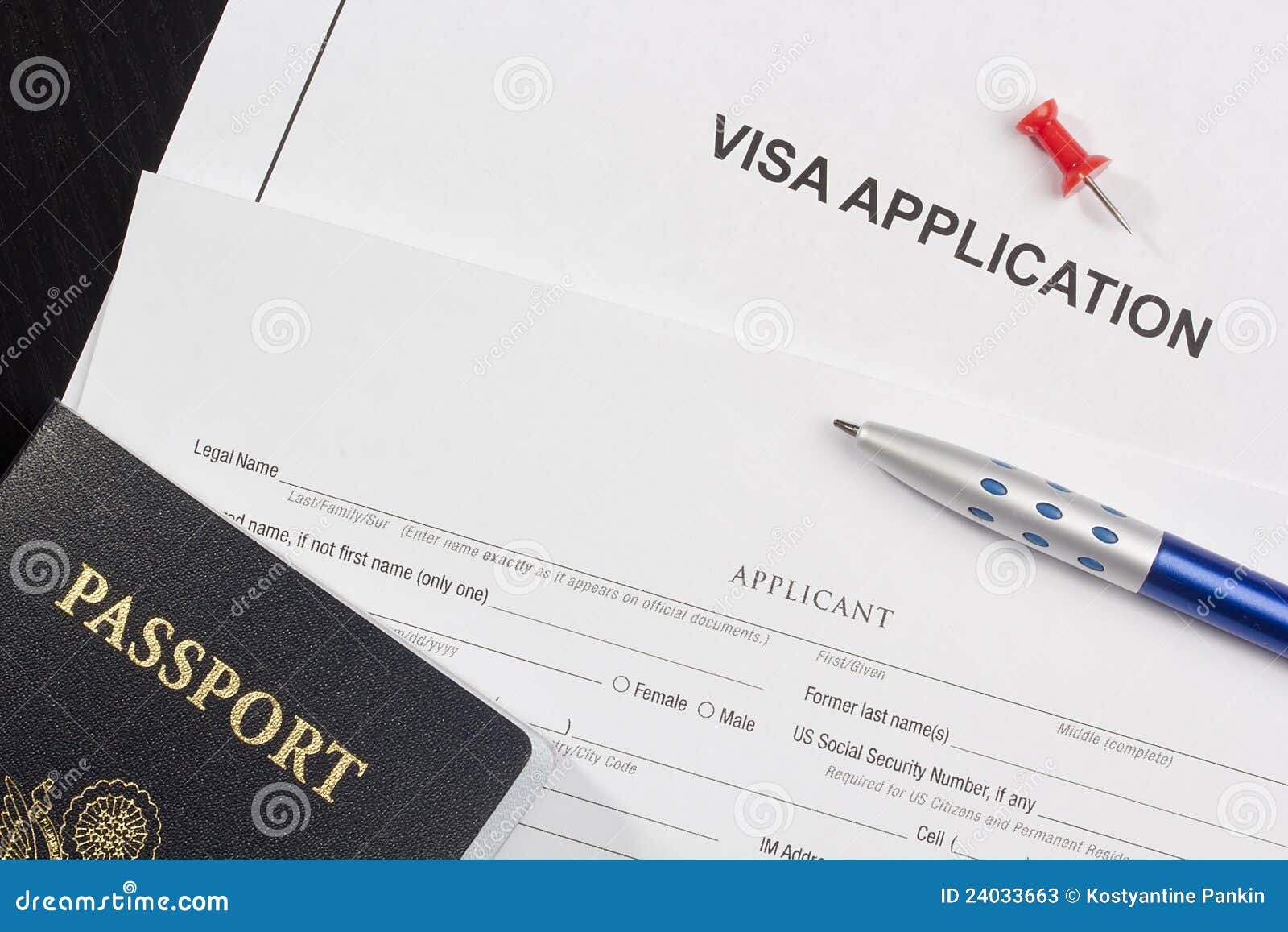 Visa Application stock image. Image of legal, national - 24033663