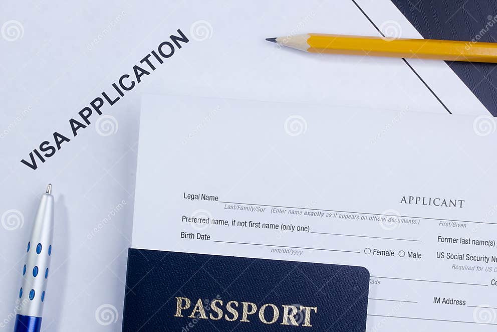 Visa Application stock image. Image of immigration, application - 26070265