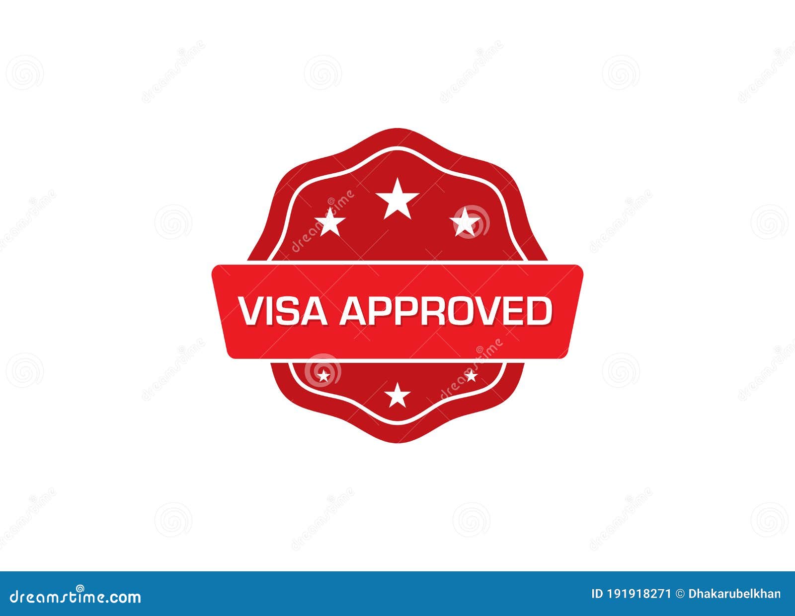Visa Approved Stamp,Visa Approved Rubber Stamp, Stock Vector ...