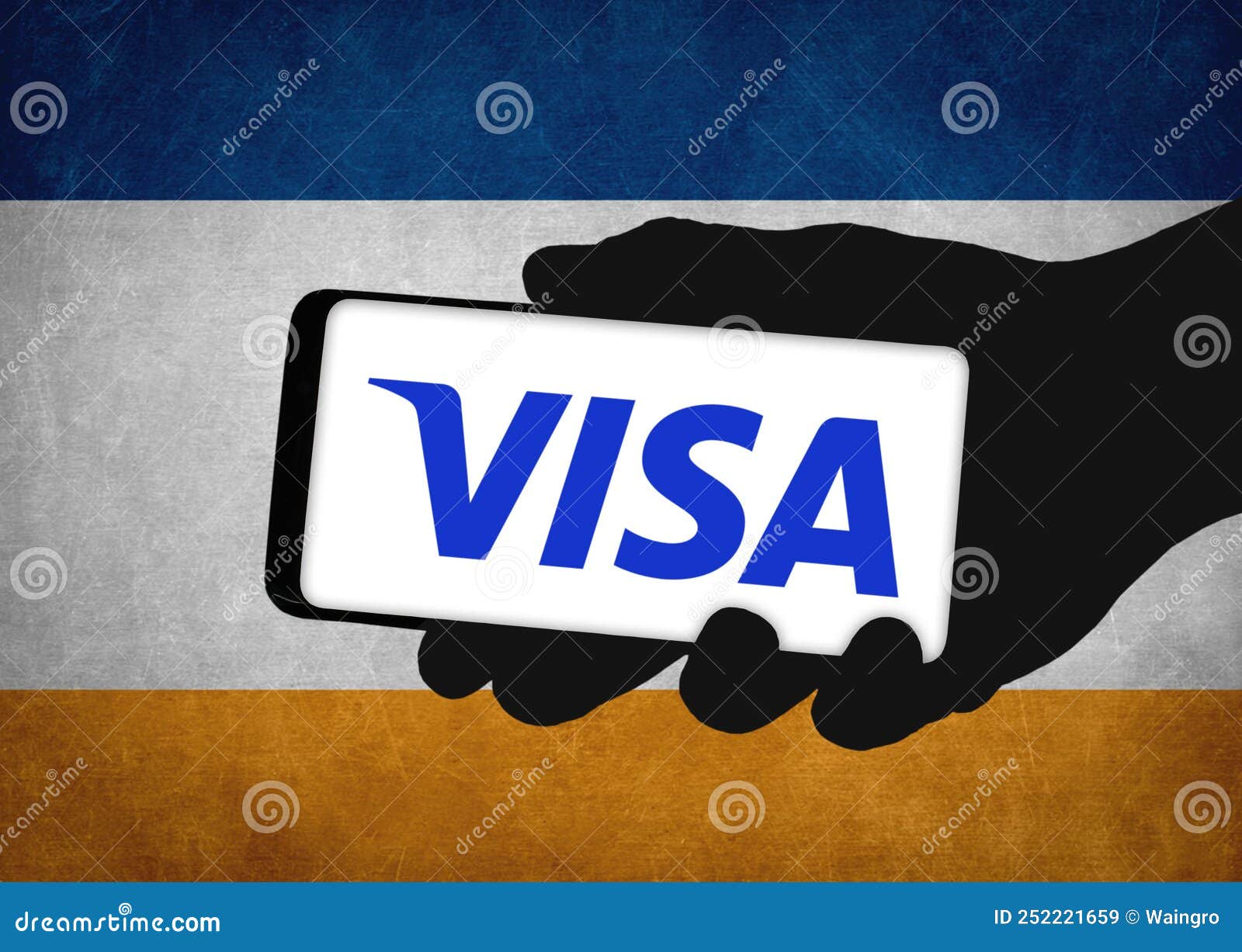 Visa Company Logo on Mobile Device Editorial Stock Image - Image of ...