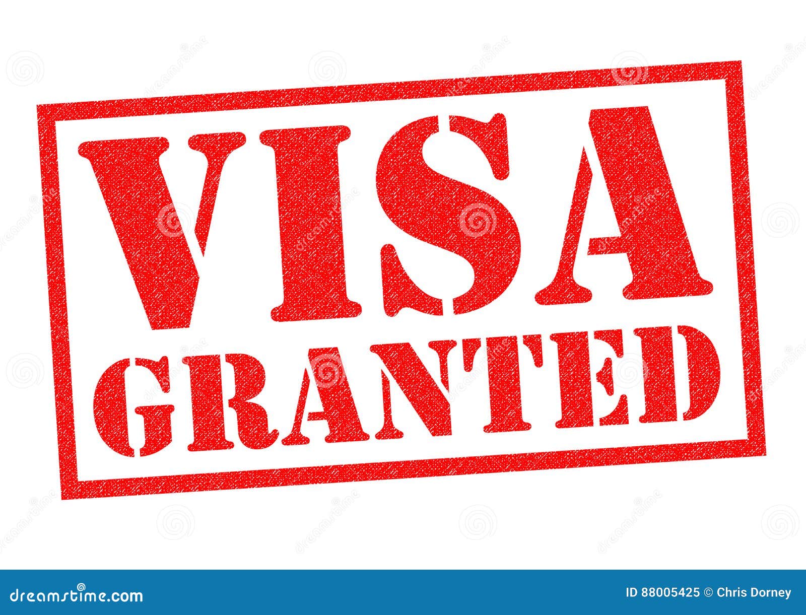 Visa Granted Stamp Cartoon Vector | CartoonDealer.com #360710535