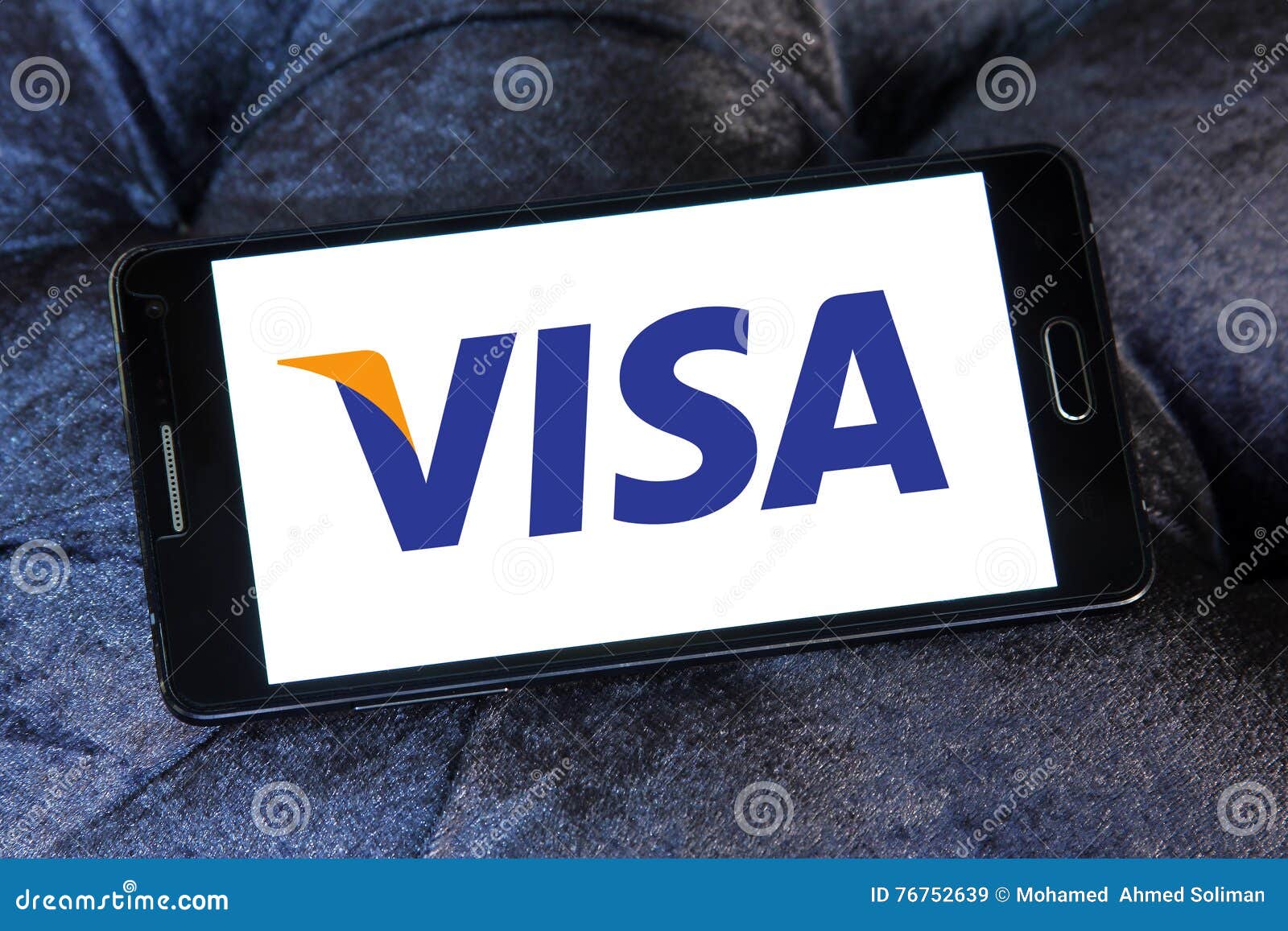 Visa logo editorial stock image. Image of finance, icons - 76752639