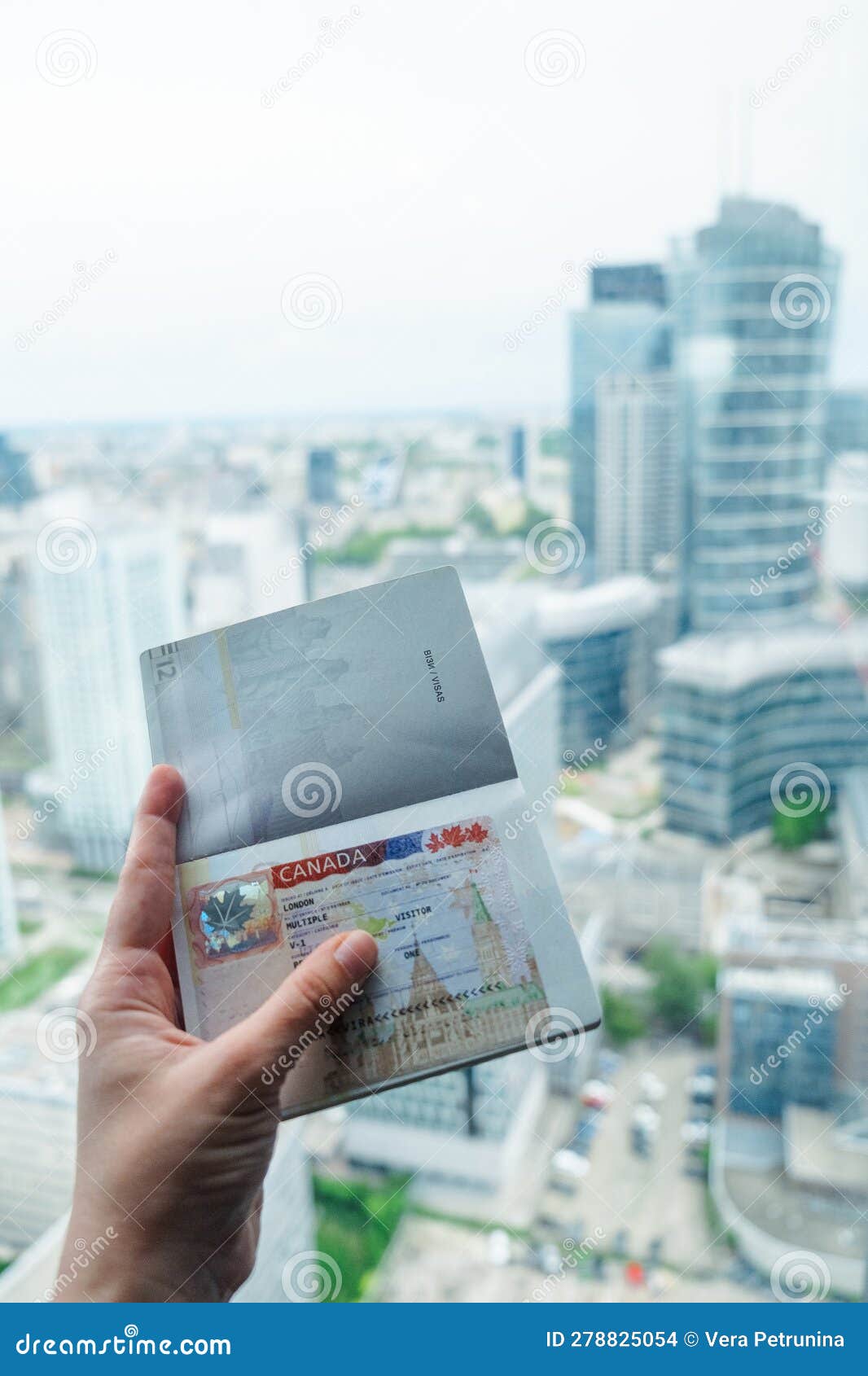 Visa To Canada for Ukrainians Under the CUAET Program Stock Photo - Image of panorama, cityscape ...