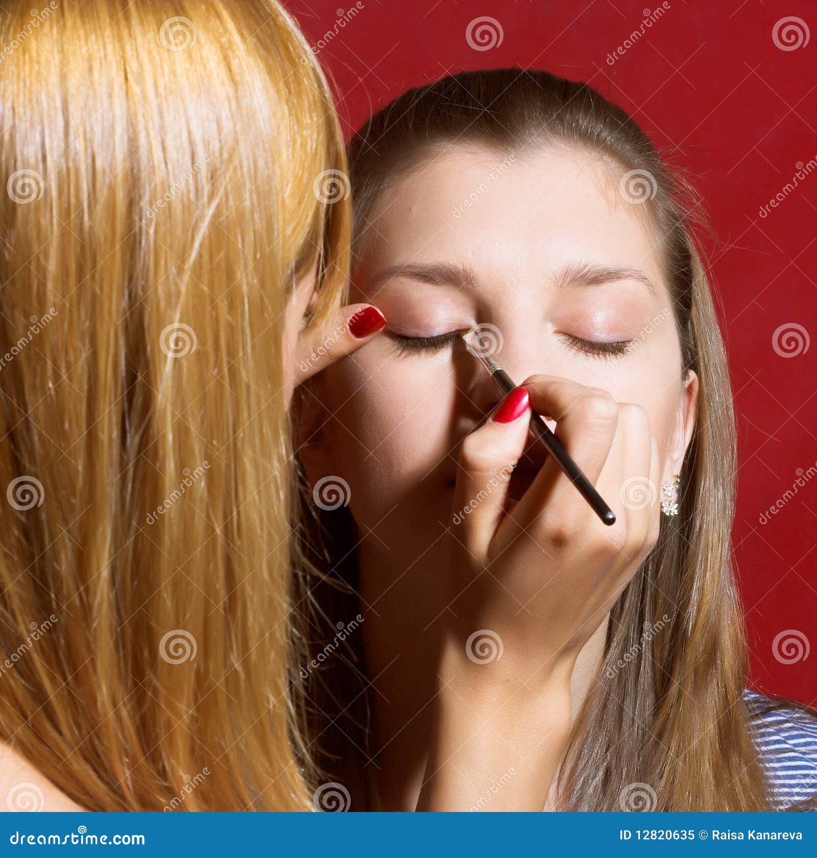 Visage stock image. Image of care, lips, color, charming - 12820635
