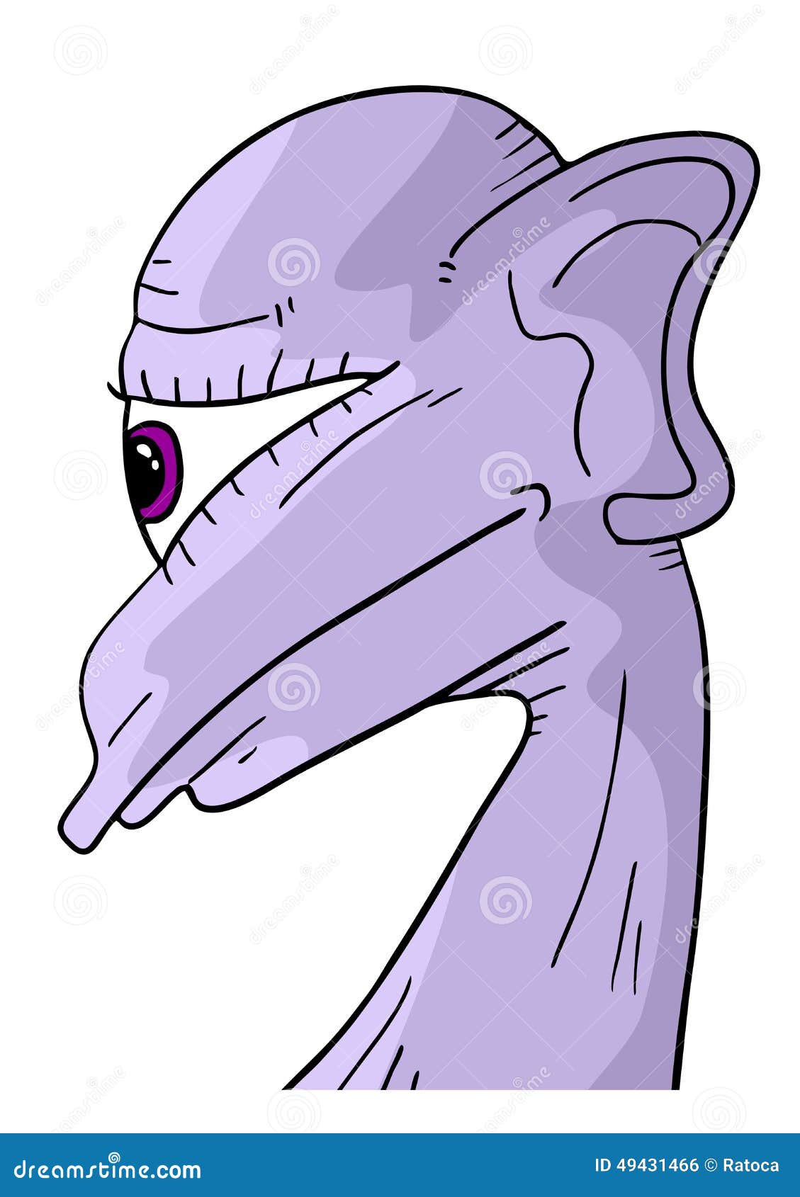 Visage bizarre illustration de vecteur. Illustration du halloween ...