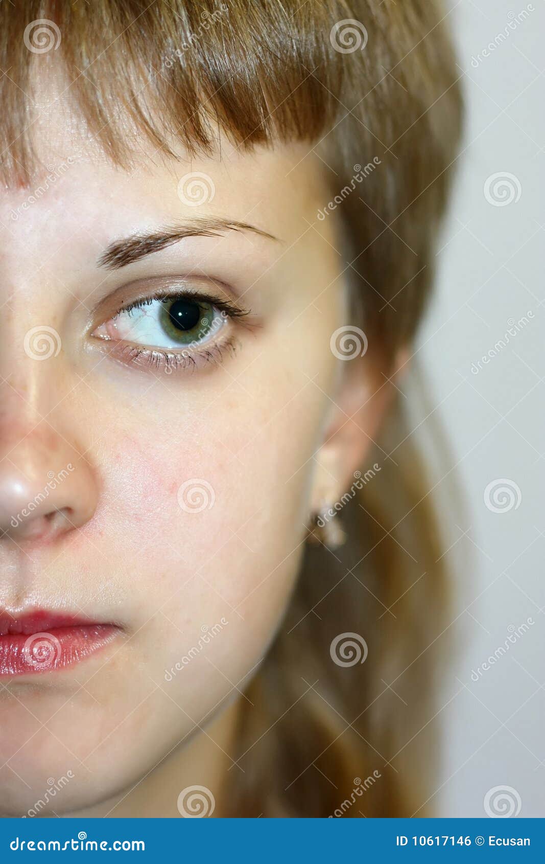 Visage de fille photo stock. Image du joie, peau, tendresse - 10617146