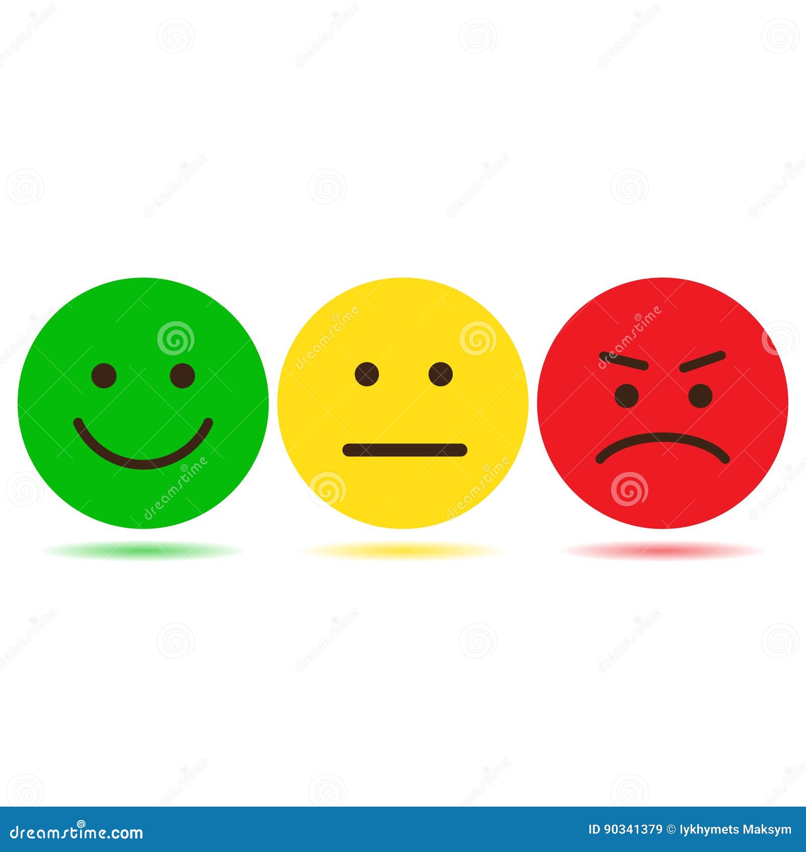 Visage de symboles illustration stock. Illustration du coloré - 90341379