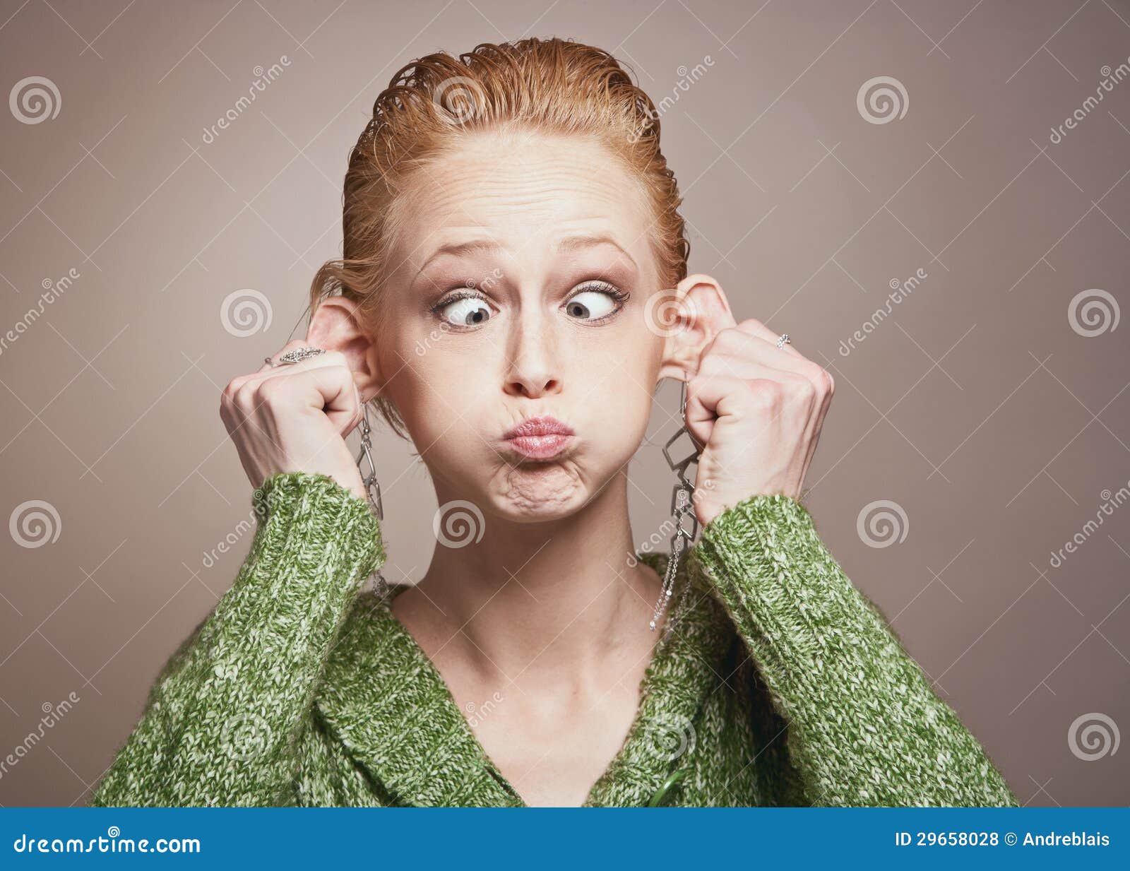 Visage idiot photo stock. Image du expression, languettes - 29658028