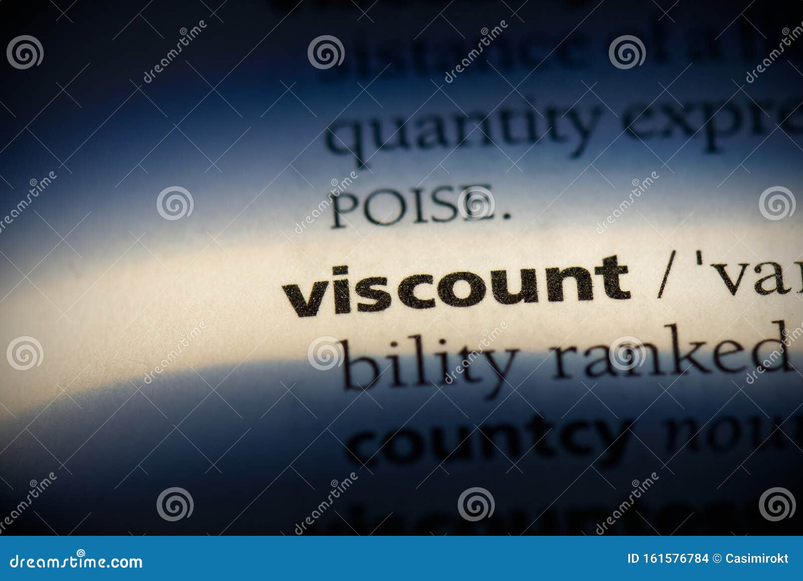 Viscount stock photo. Image of close, minimal, language - 161576784