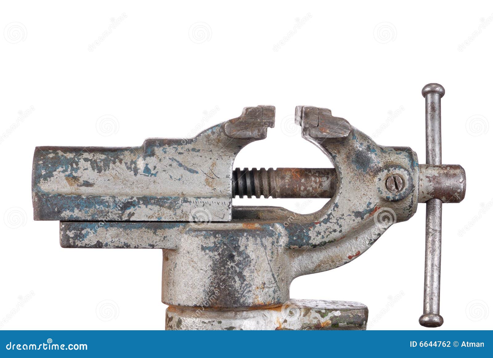 Vise stock photo. Image of jaws, workbench, hardware, vise - 6644762