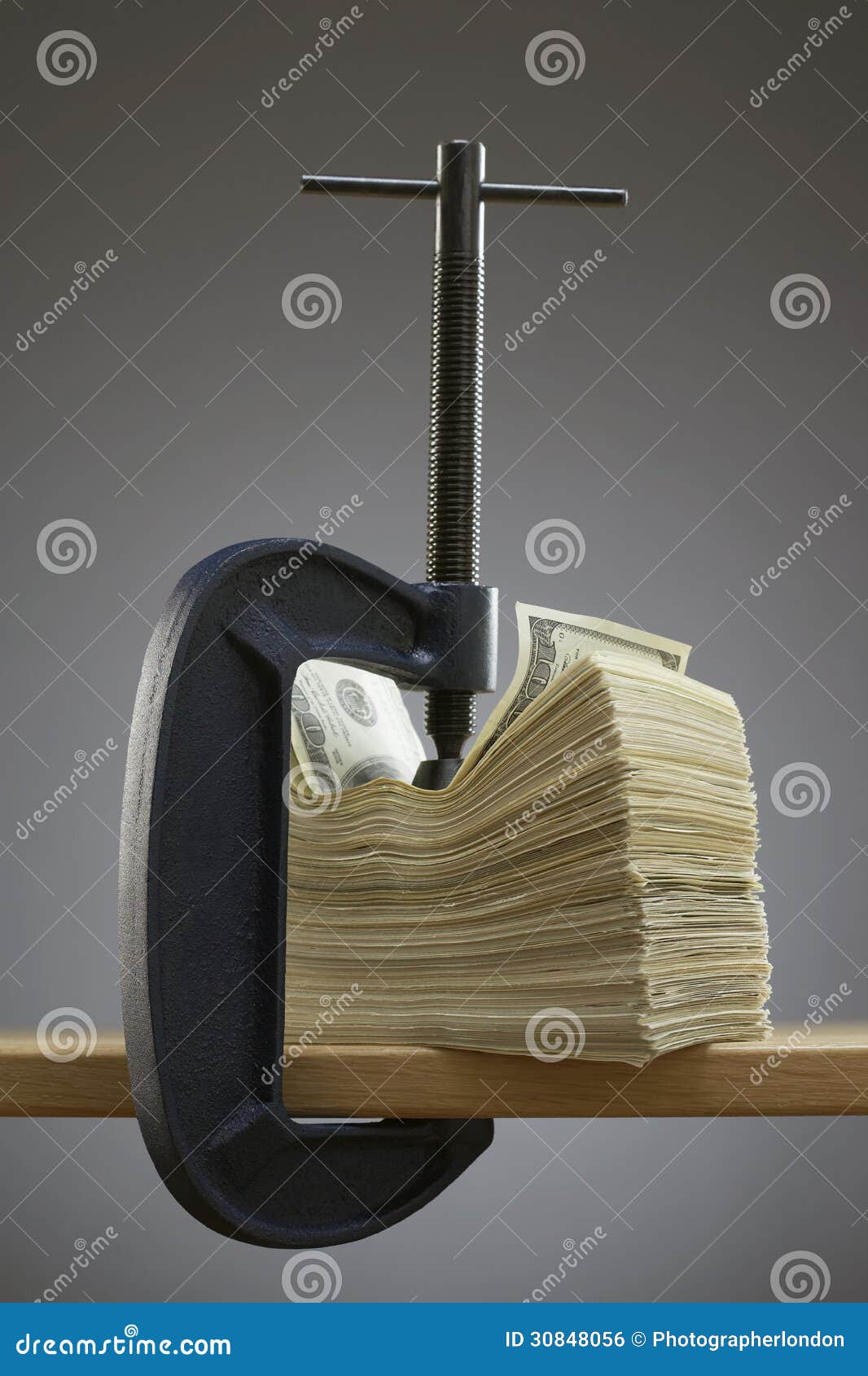 Vice Gripping Small Model House Stock Image | CartoonDealer.com #30848035