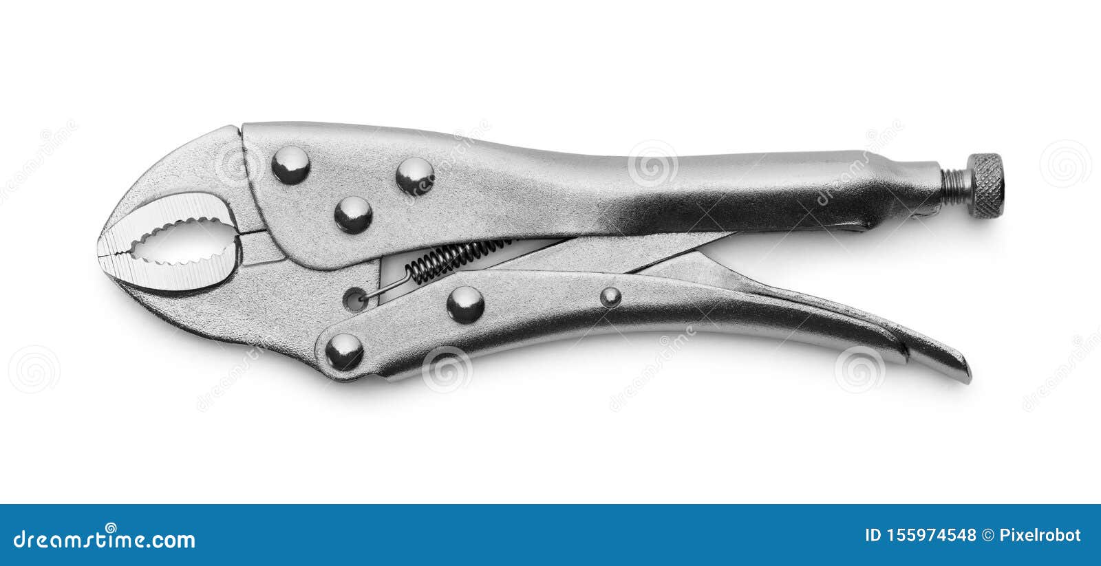 Vise Grips Closed stock photo. Image of metal, steel - 155974548