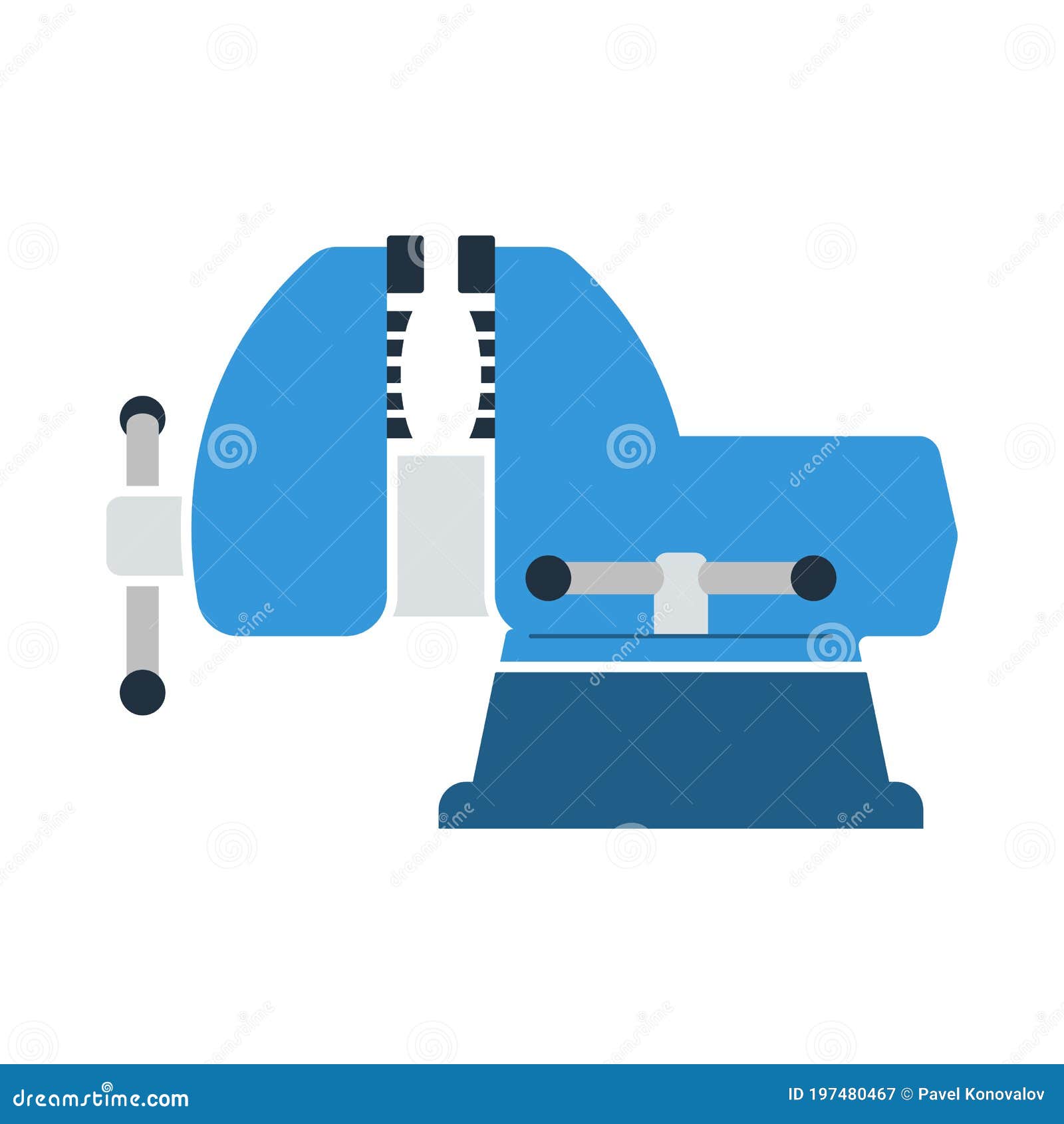 Vise Icon Cartoon Vector | CartoonDealer.com #116638923