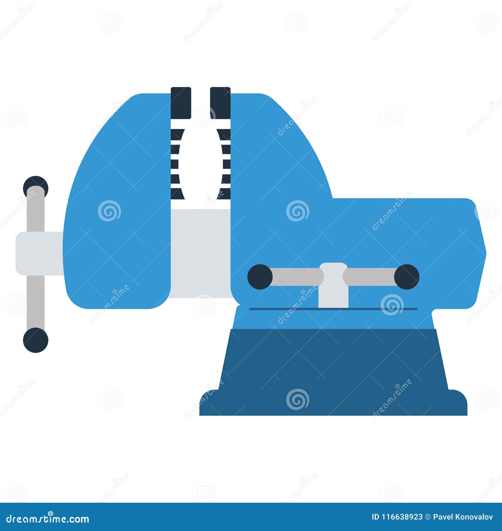 Vise icon stock vector. Illustration of color, hand - 116638923
