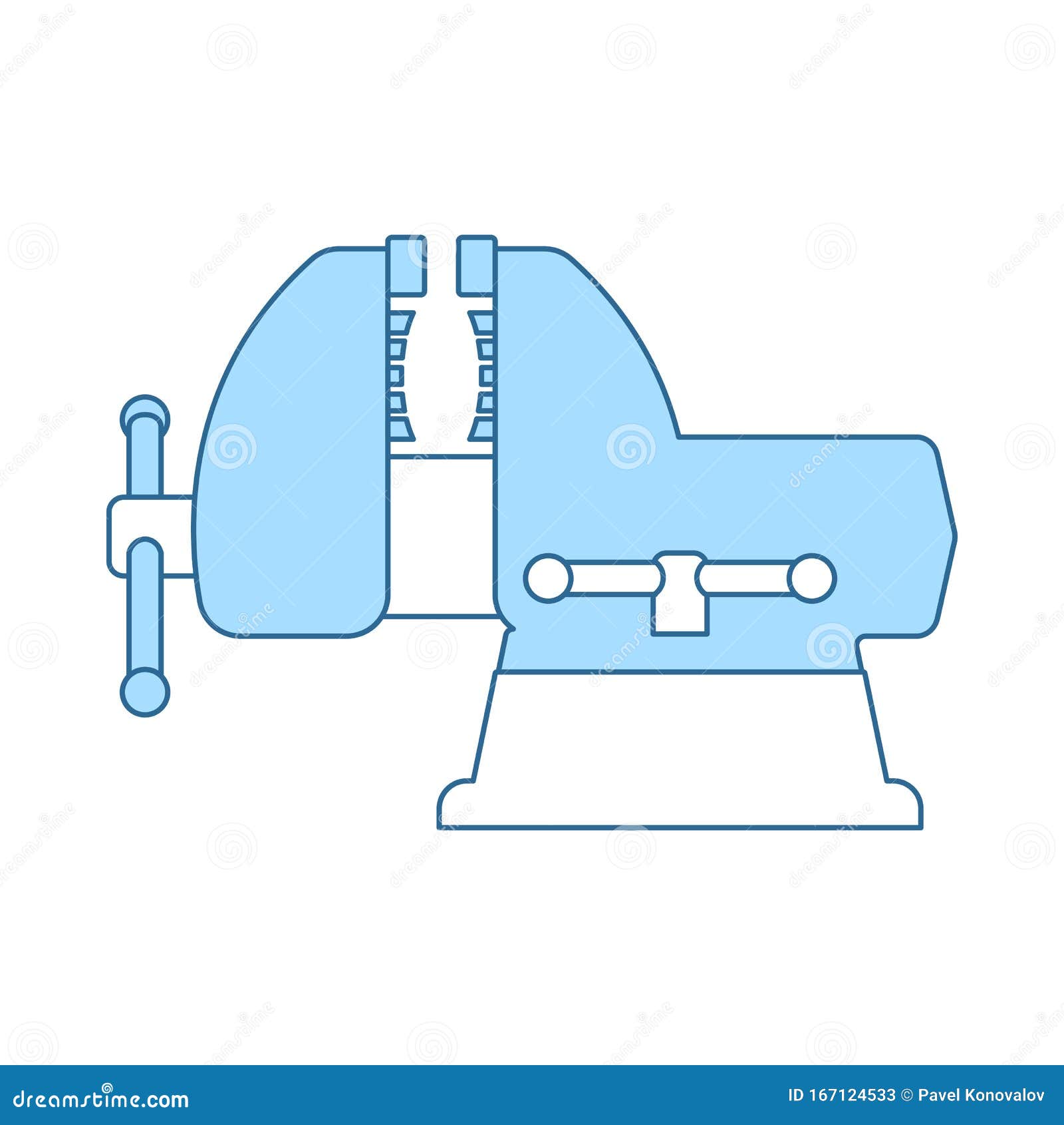 Vise Icon Cartoon Vector | CartoonDealer.com #116638923