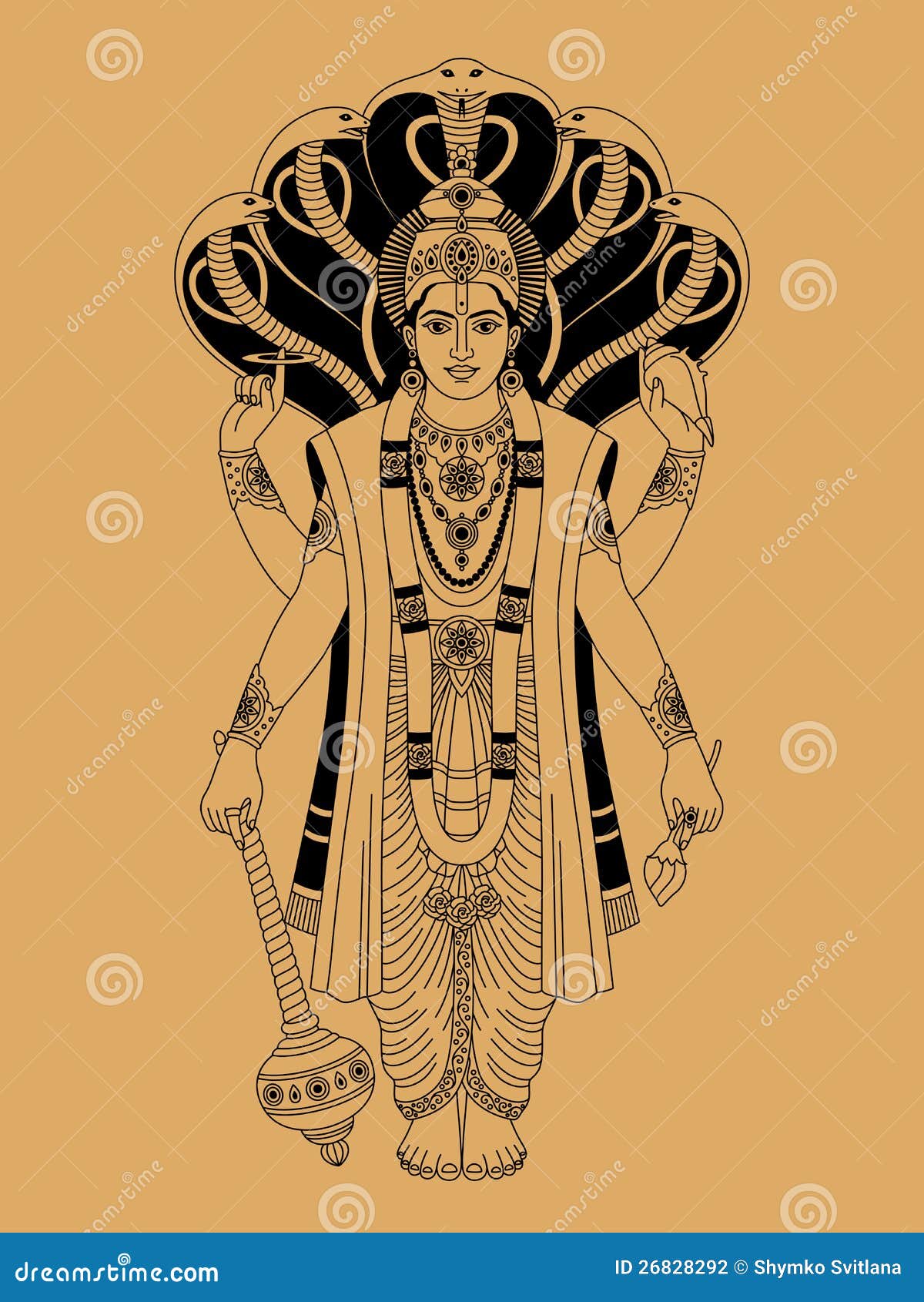 Vishnu Cartoons, Illustrations & Vector Stock Images - 7766 Pictures to ...