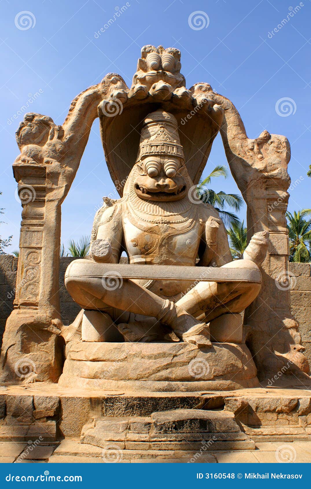 Vishnu stock photo. Image of karnataka, temple, brown - 3160548