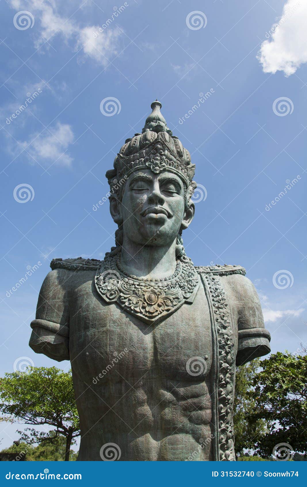 Vishnu stock photo. Image of bali, monument, retreat - 31532740
