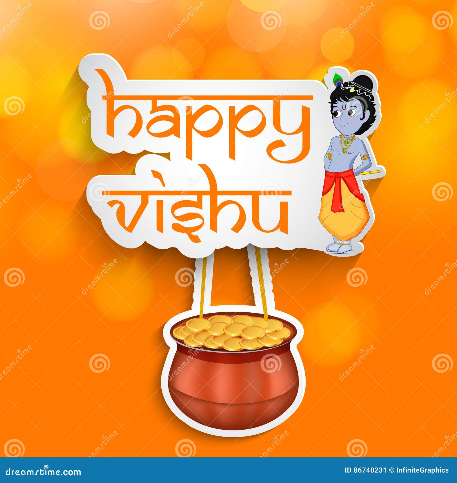 Vishu background stock vector. Illustration of abstract - 86740231