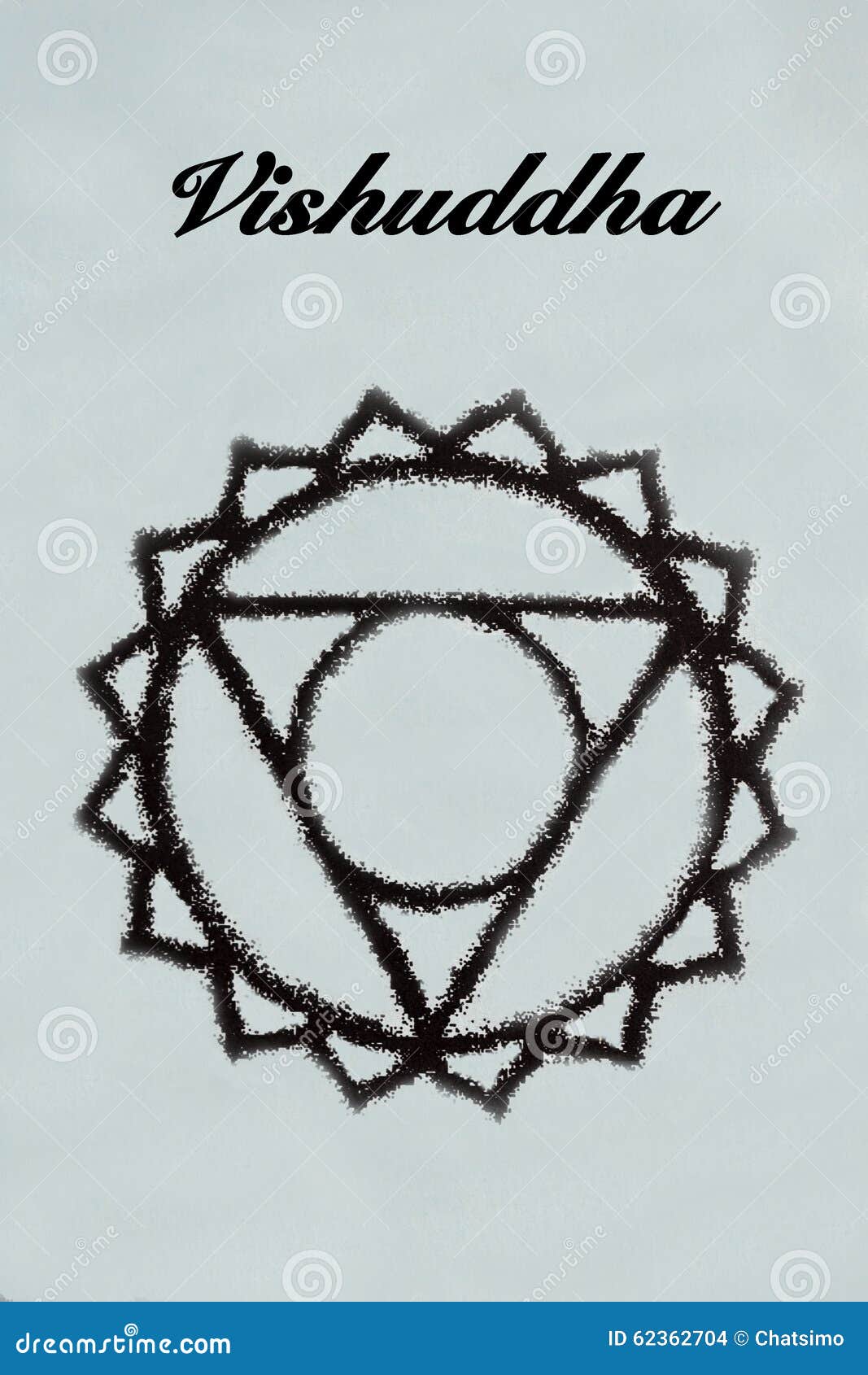 Vishuddha chakra. stock illustration. Illustration of muladhara - 62362704