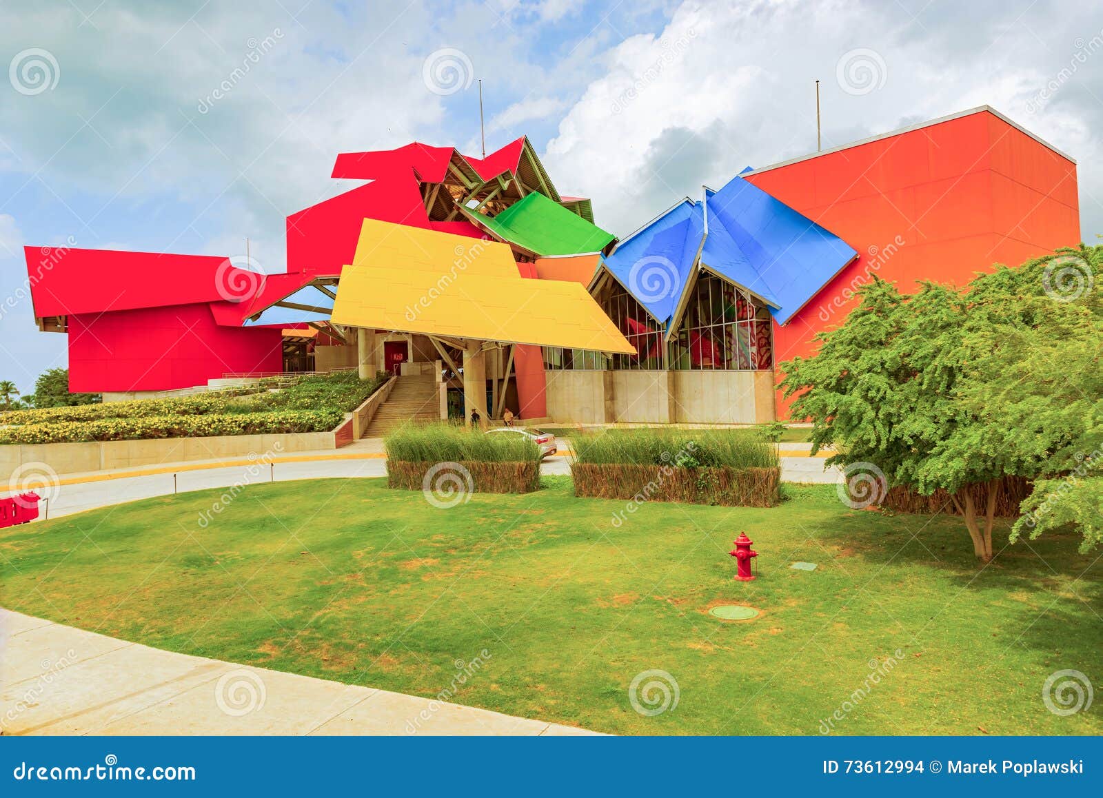Visión En El Edificio De Biomuseo En Ciudad De Panamá, Panamá Imagen de ...