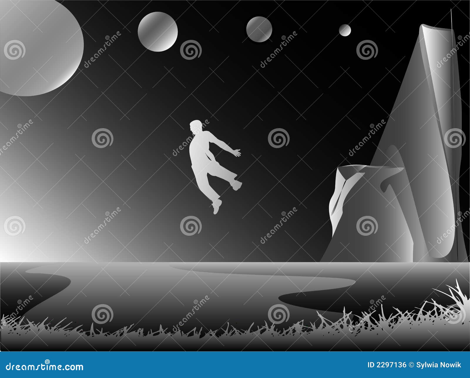 Visión moderna ilustración del vector. Ilustración de planetas - 2297136