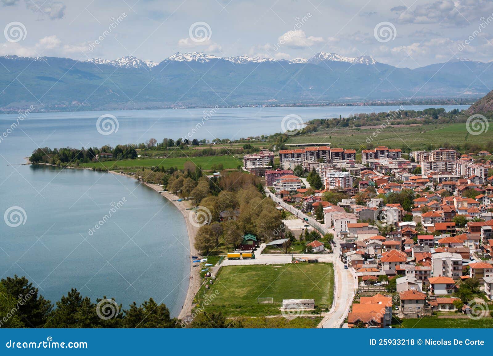 Visión Sobre Ohrid, Macedonia Foto de archivo - Imagen de casa, hermoso ...